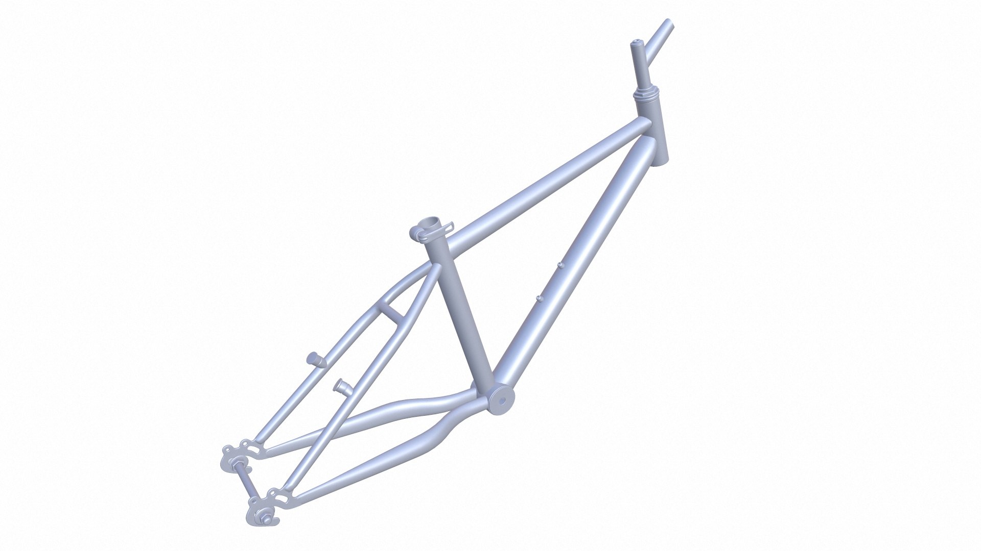 Bicycle Frame 3D Model - TurboSquid 2379319