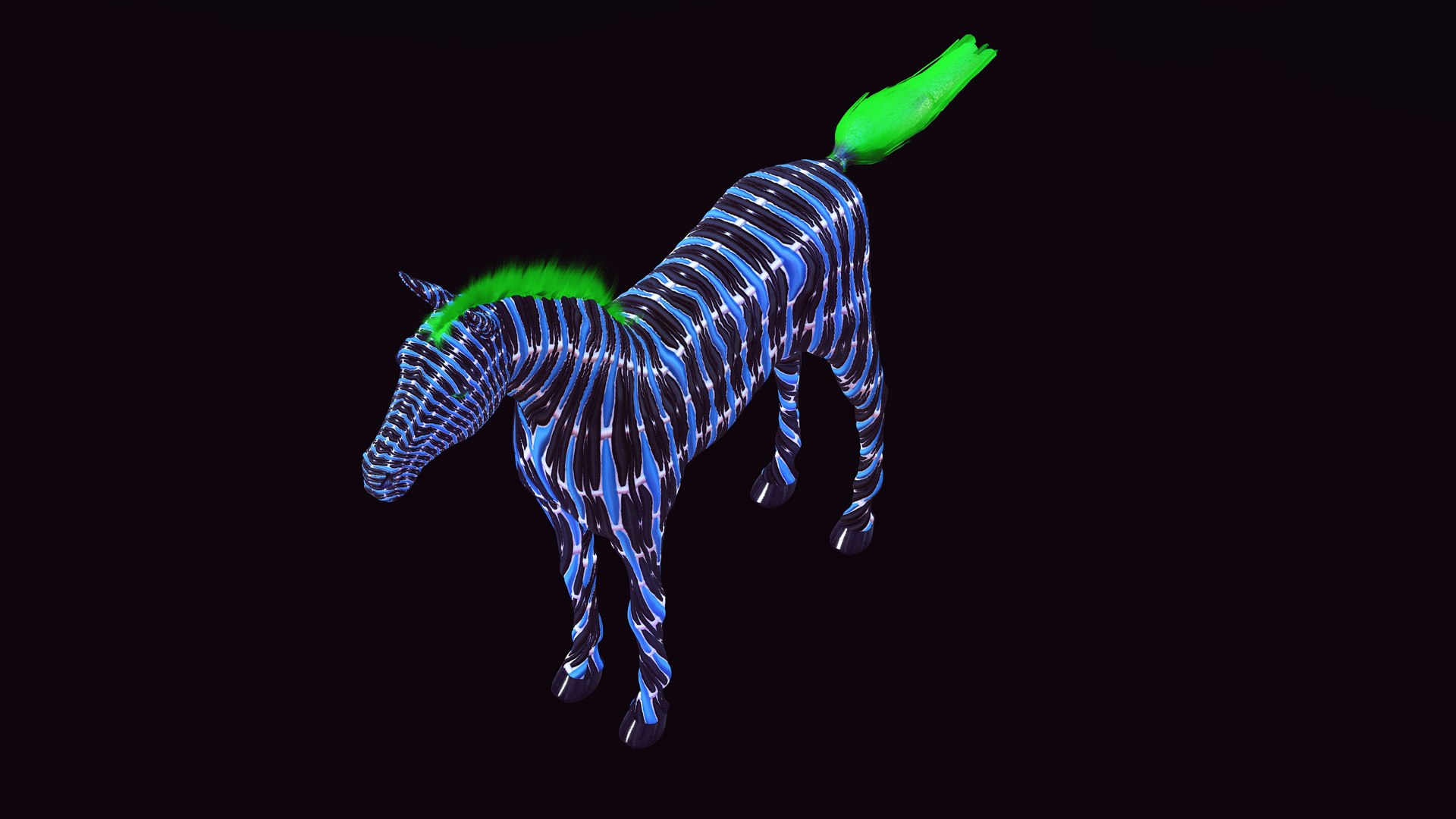 3D 0 HORSE UNITY RIGGUED - TurboSquid 2064534