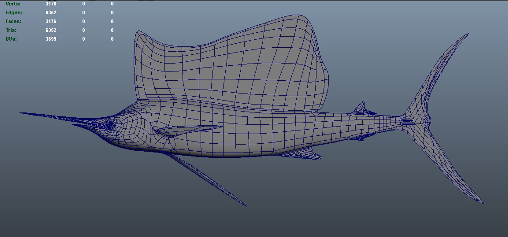 3D Model Sailfish Sail Fish - TurboSquid 1217193