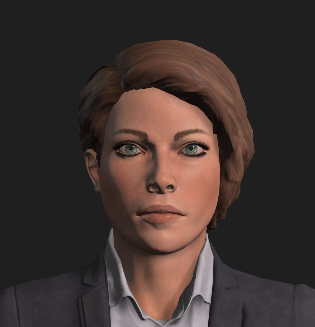 Business Woman Model - TurboSquid 1664292