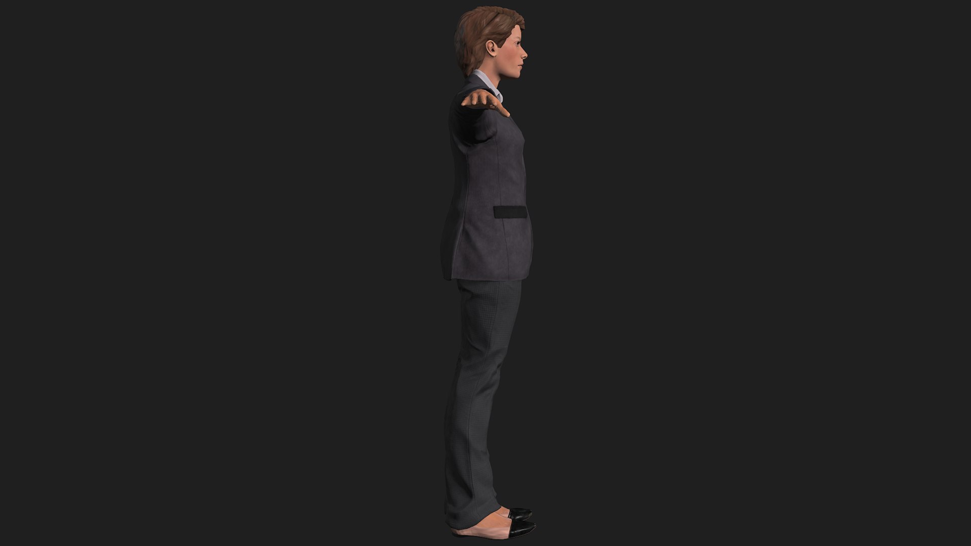 Business Woman Model - TurboSquid 1664292