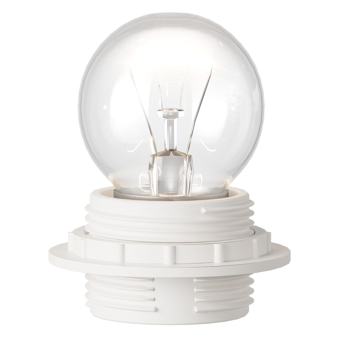 Bulb Set Led Halogen E27 Model - TurboSquid 2399353