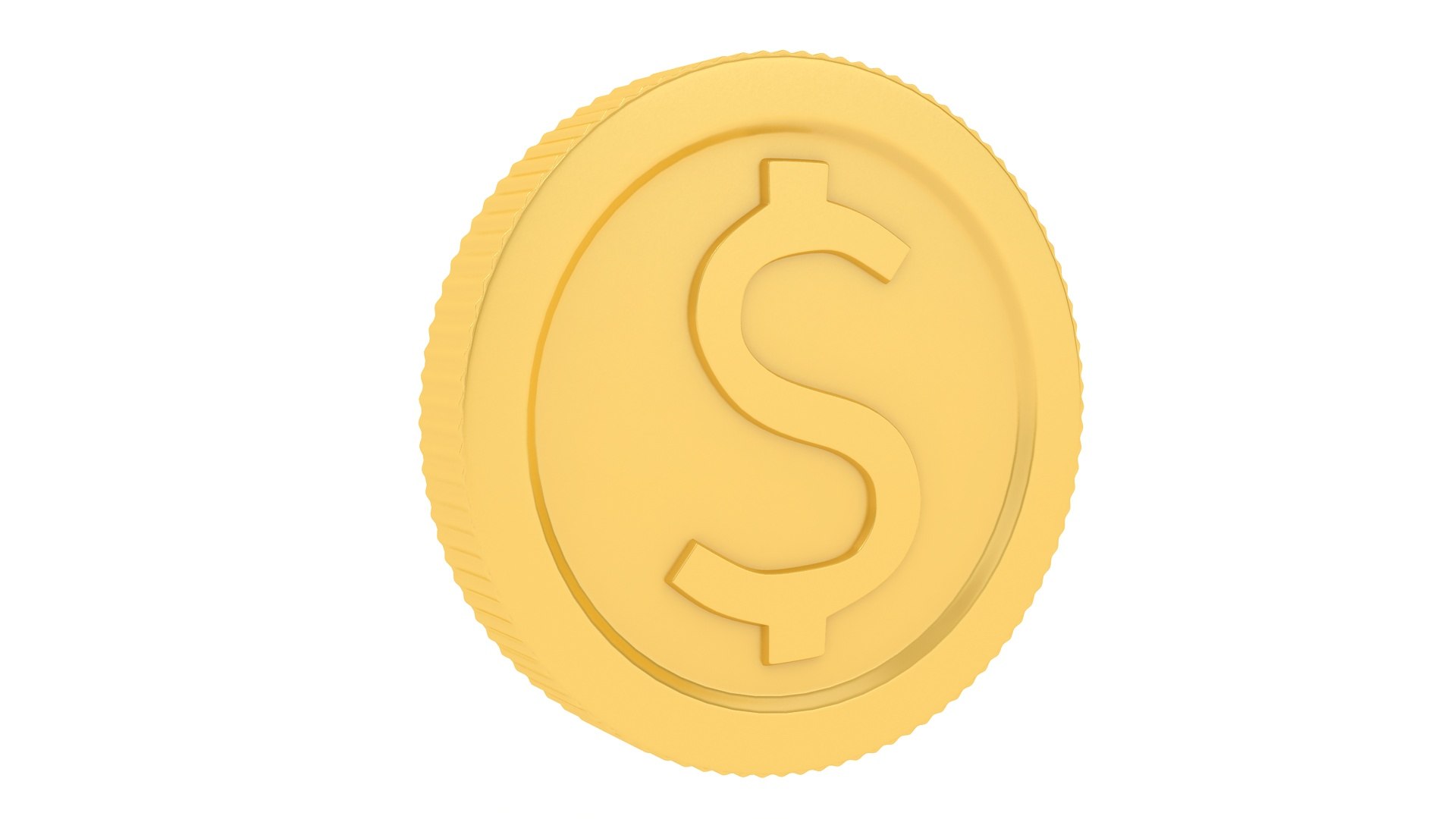 Dollar Coin 3D Model - TurboSquid 1999192