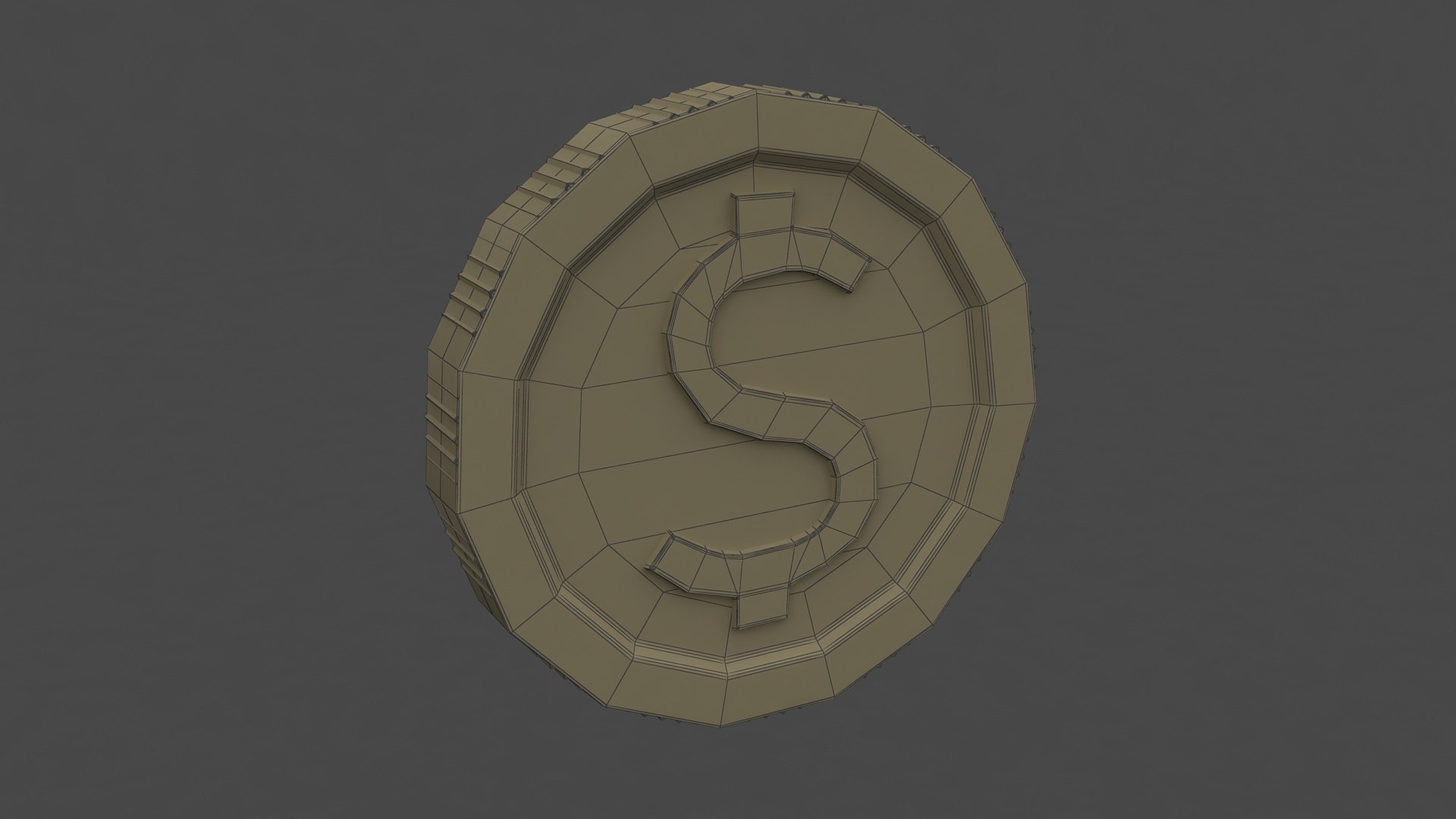 Dollar Coin 3D Model - TurboSquid 1999192