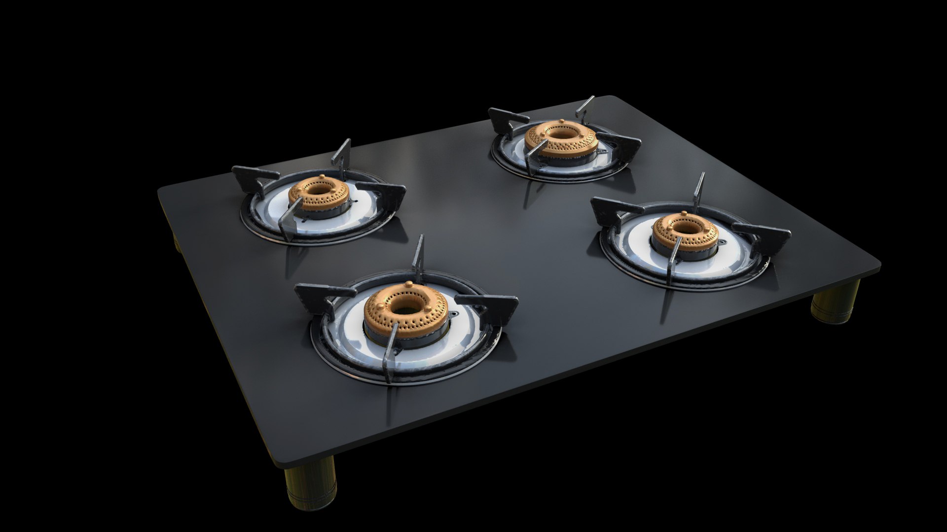 3D India Burner Gas Stove Model - TurboSquid 2390672