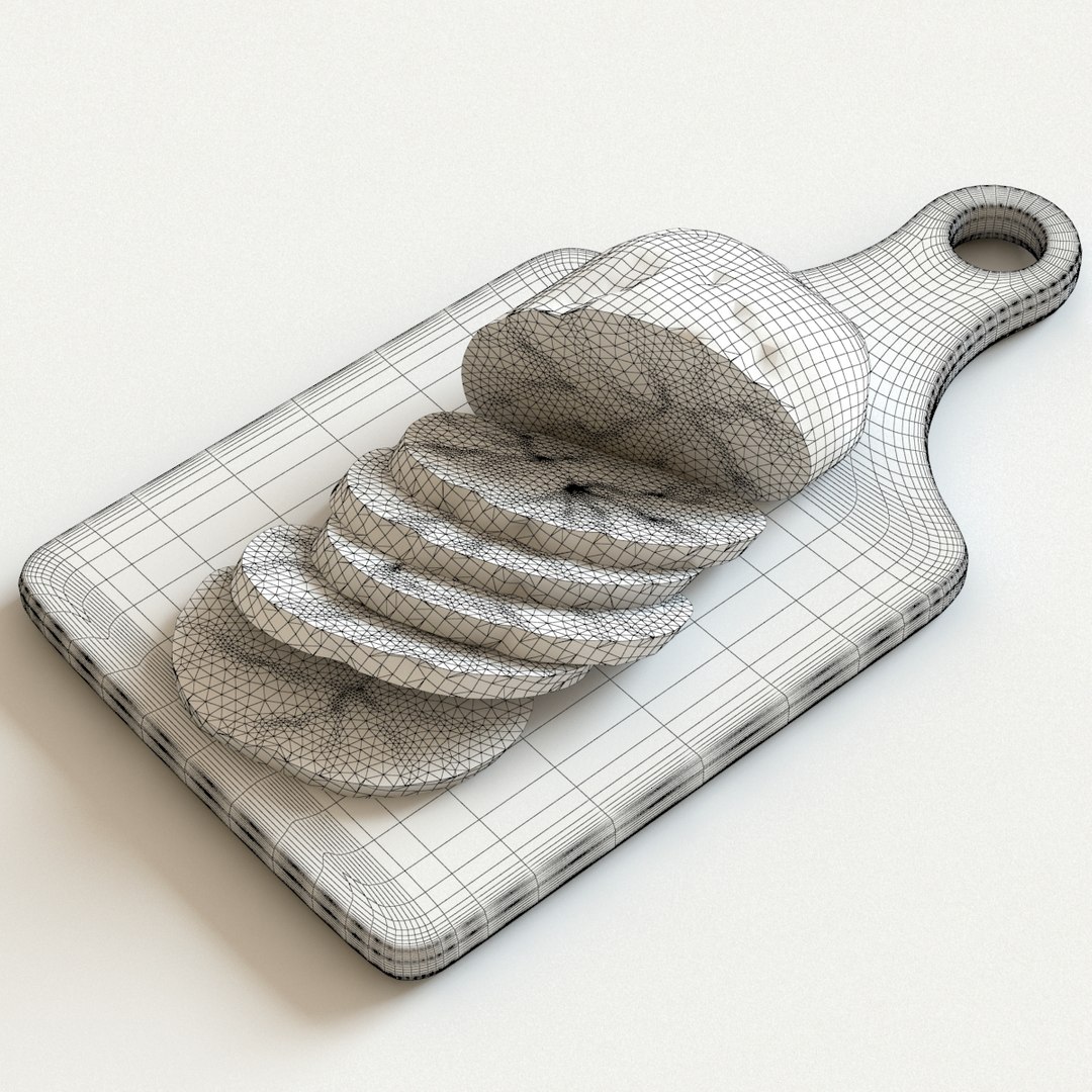3d bread food model