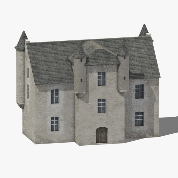 modelo 3d Castle Medieval Middle Ages 07 Low Poly PBR - TurboSquid 2032706
