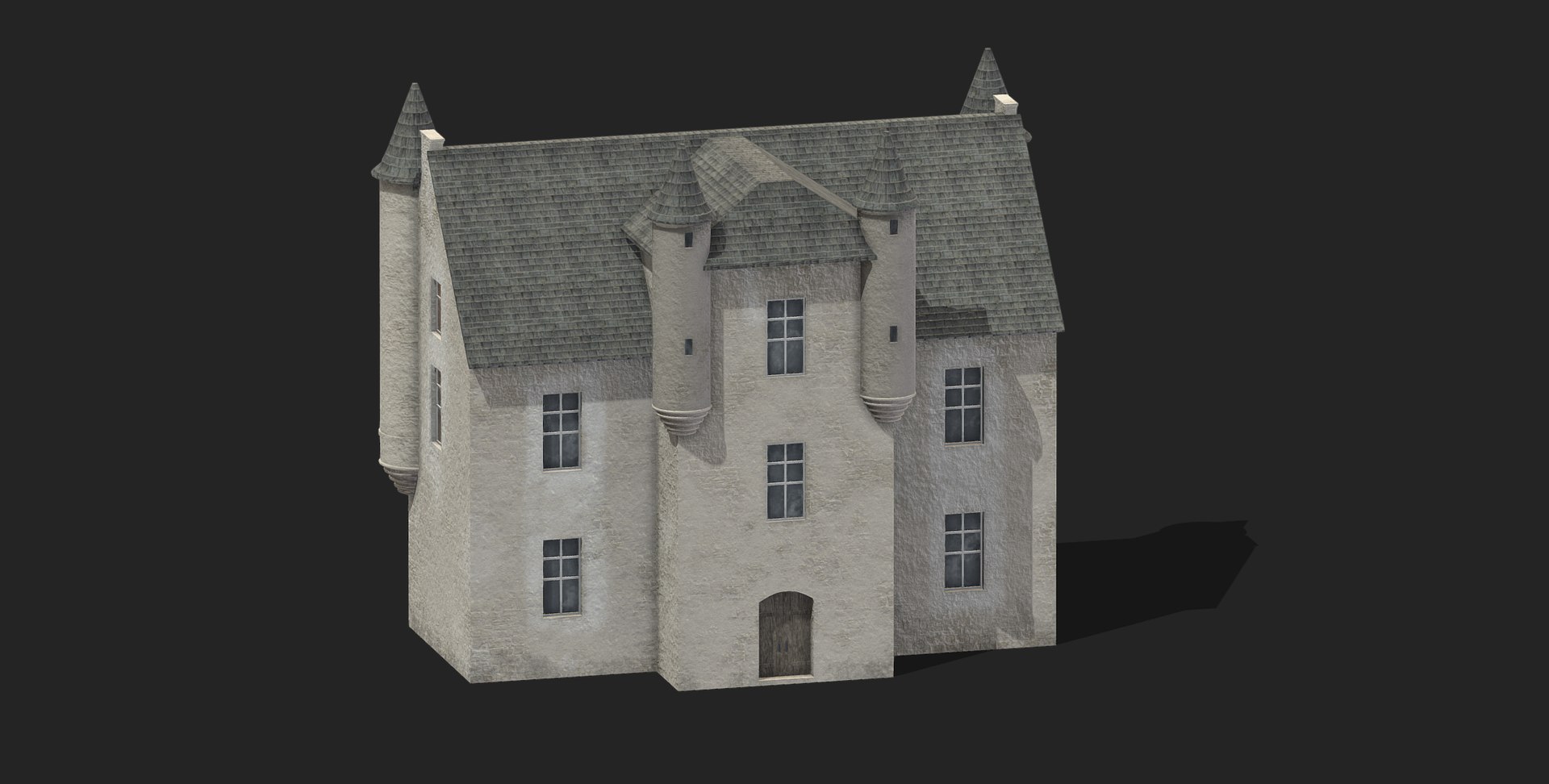 Castle Medieval Middle Ages 07 Low Poly PBR 3D - TurboSquid 2032706