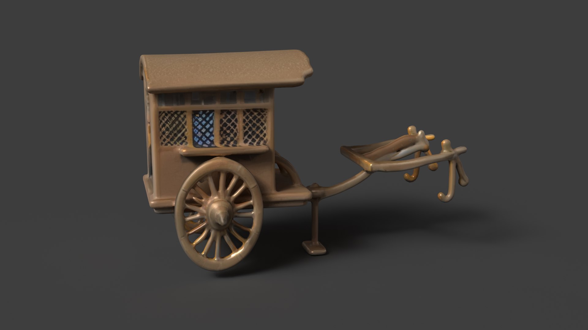 3D Chinese Ancient Carriage Figure - TurboSquid 2315448