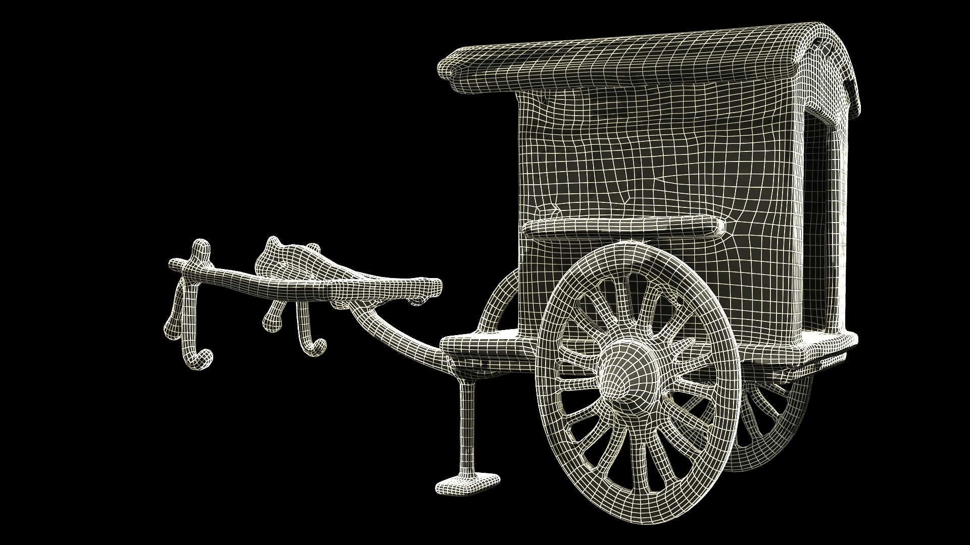 3D Chinese Ancient Carriage Figure - TurboSquid 2315448