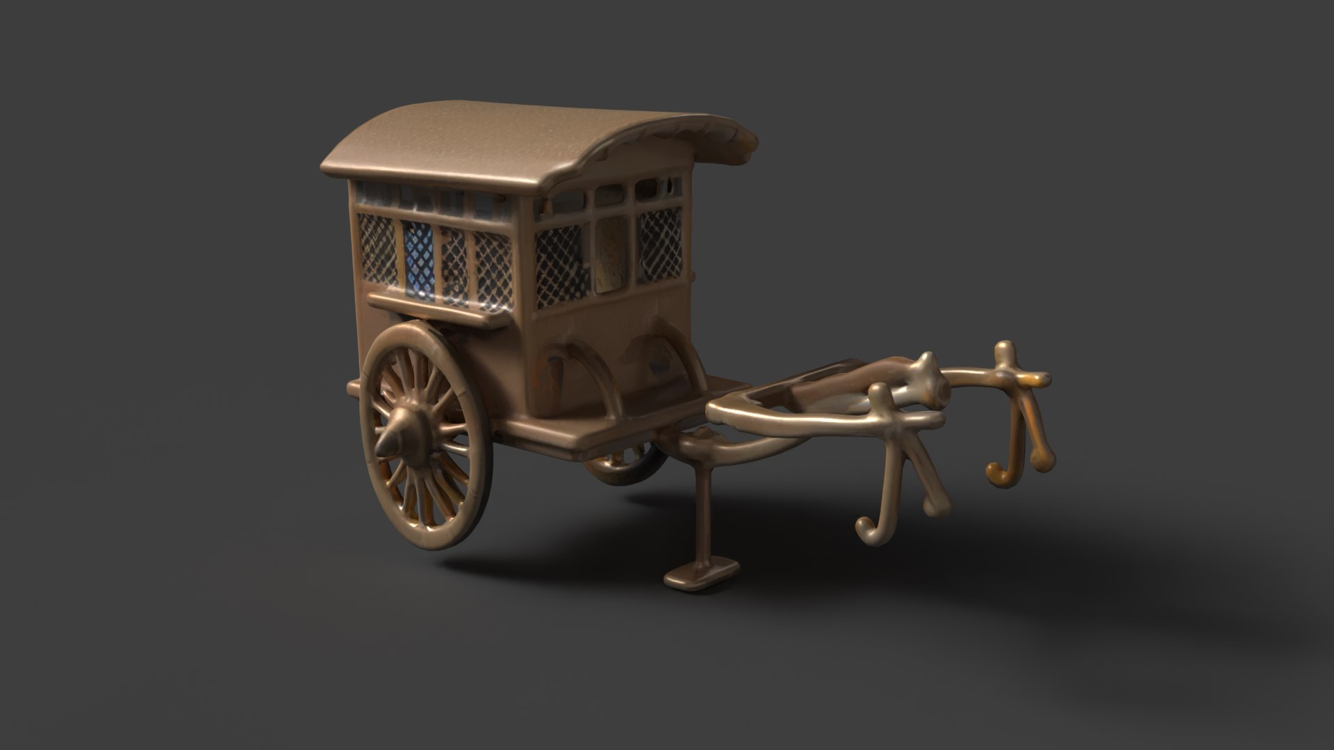 3D Chinese Ancient Carriage Figure - TurboSquid 2315448