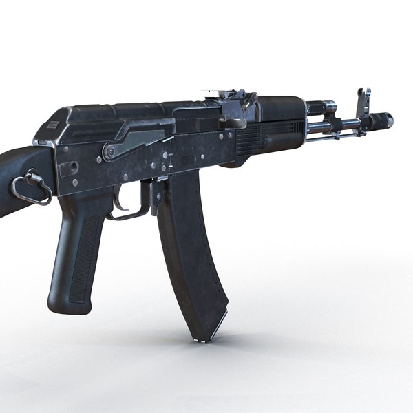 3d assault rifle ak 74m model