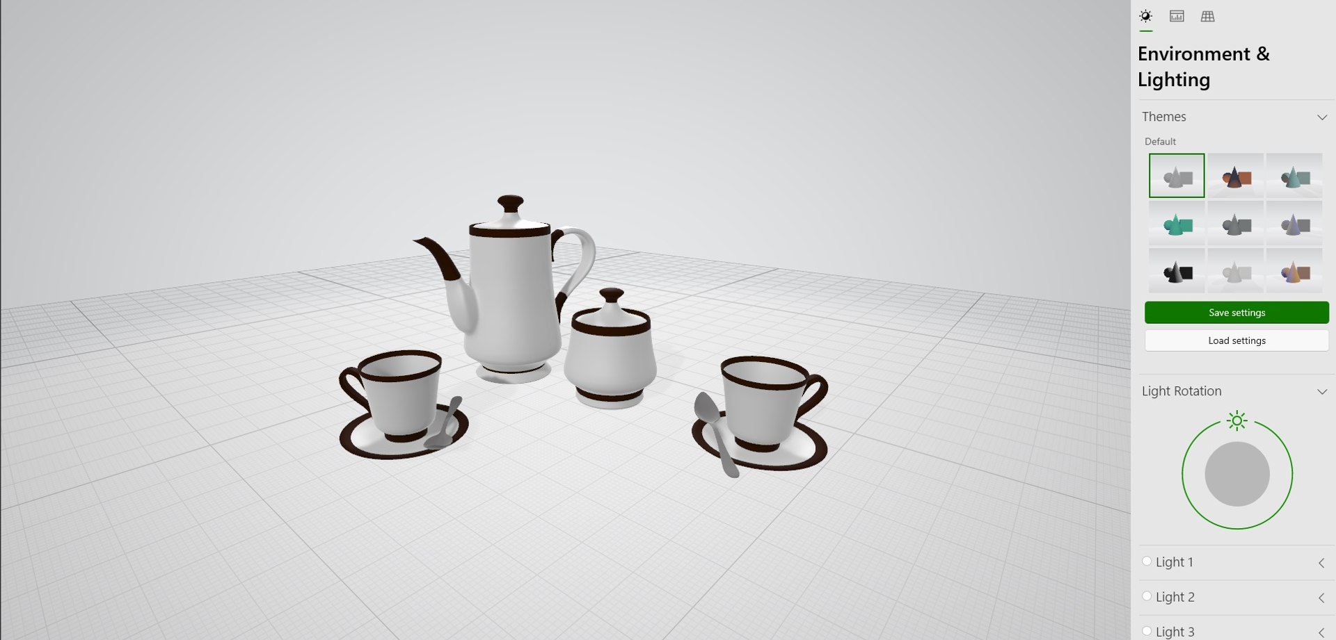 3D Tea Set 2 - TurboSquid 2340946
