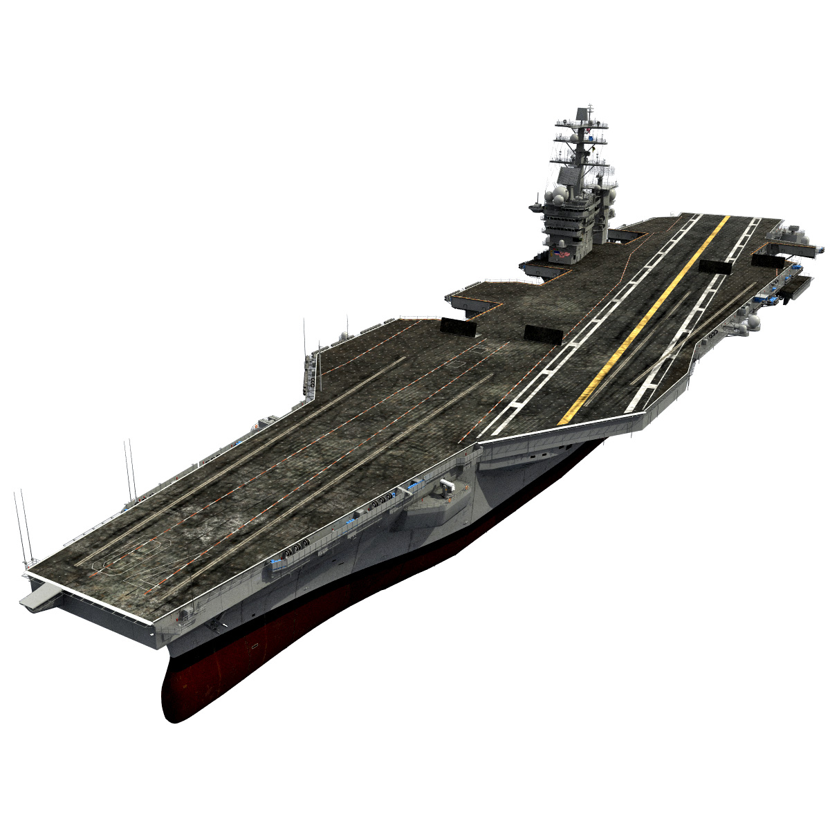 carl vinson cvn-70 3d model