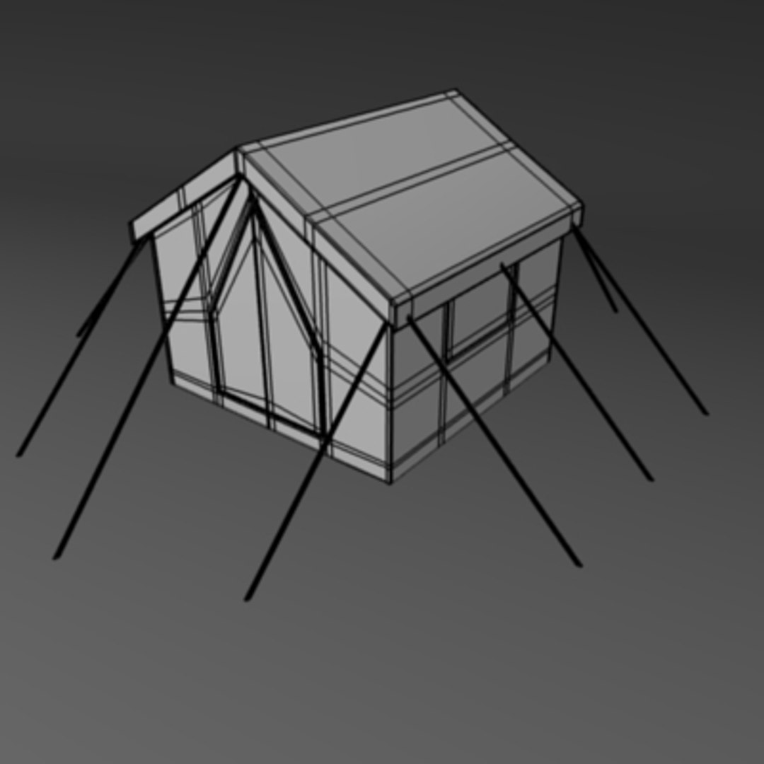 Camping Tents Dxf
