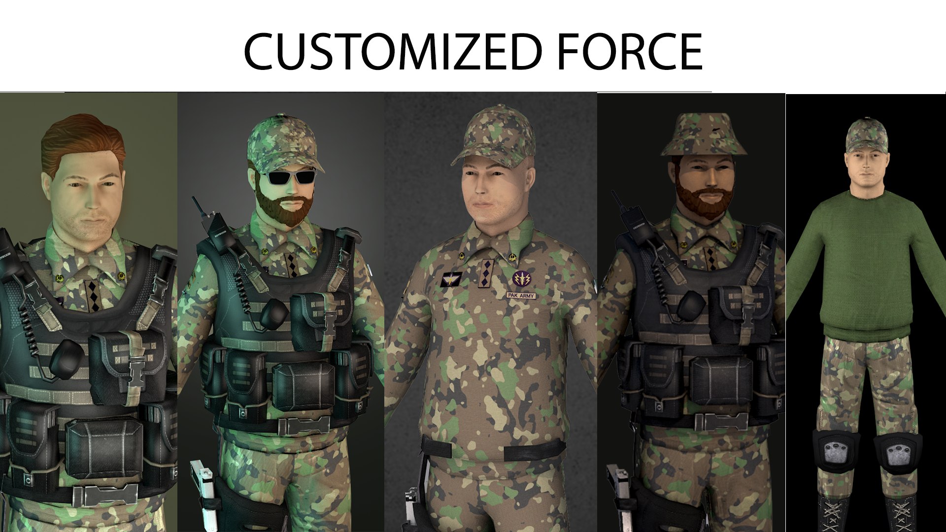 SSG Commando Force Model Game Ready 3D Model - TurboSquid 1867344