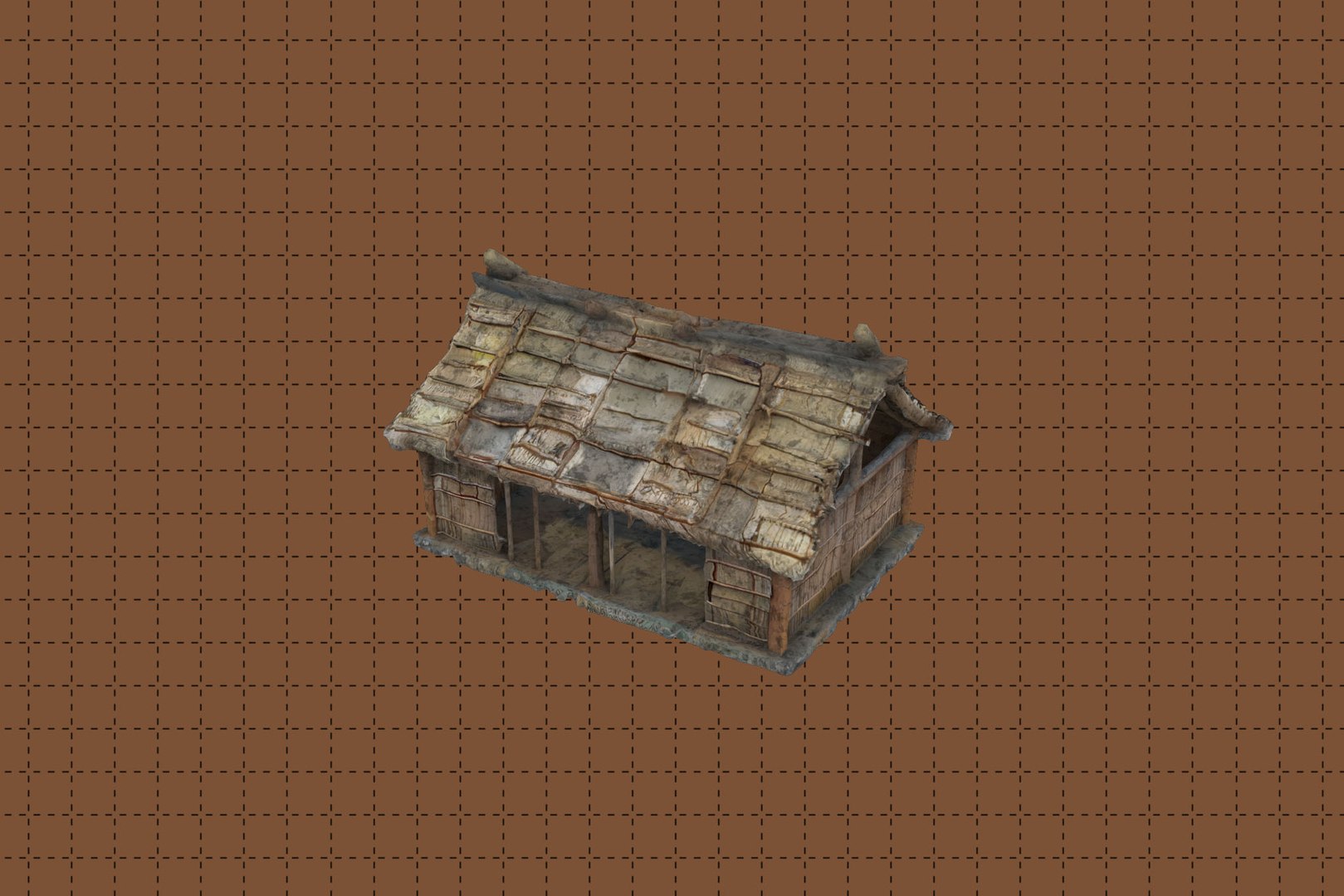 3D Wooden Shack Model - TurboSquid 2384135