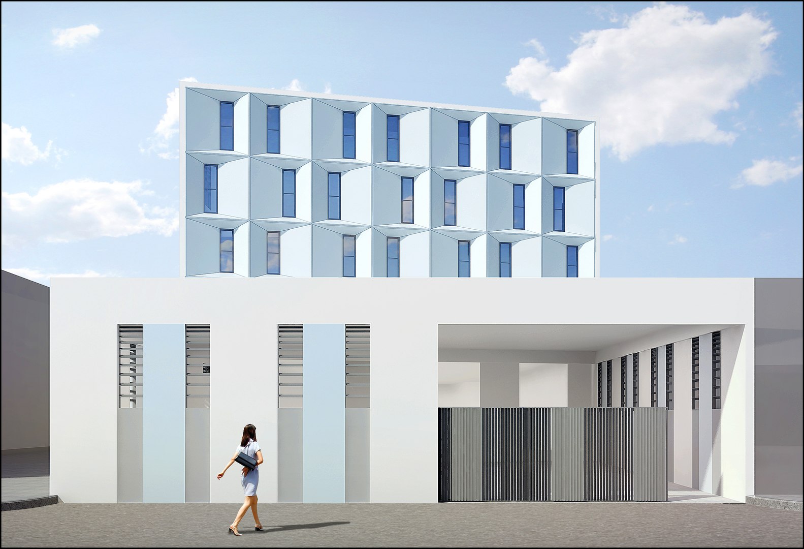 3D Model Garment Factory Building - TurboSquid 1601683
