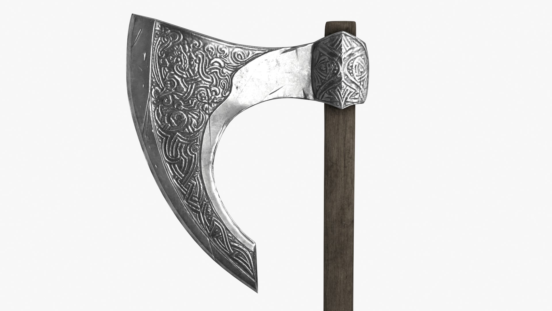 3D Viking Ax - TurboSquid 1597809