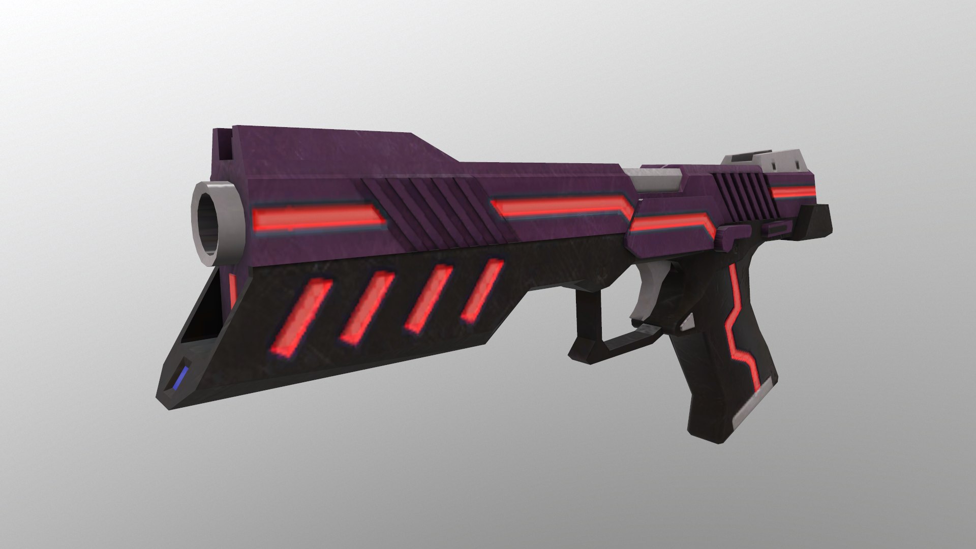 3D Hand Gun Level 1 - TurboSquid 2185619