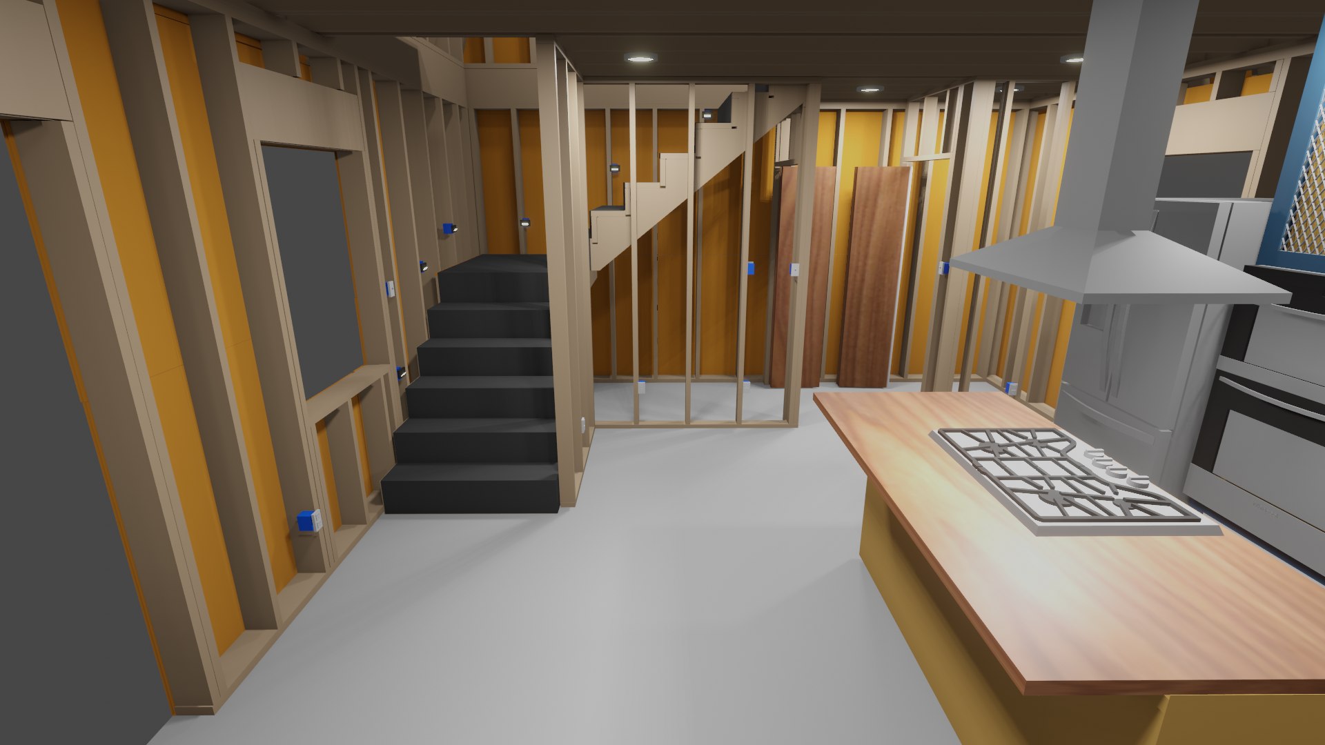 Guest House Blueprints 3D Model - TurboSquid 2342262