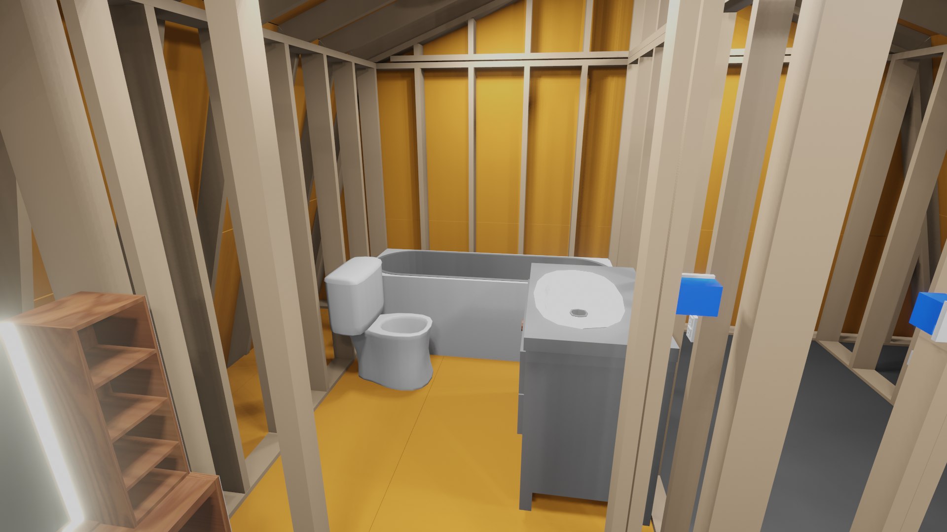 Guest House Blueprints 3D Model - TurboSquid 2342262