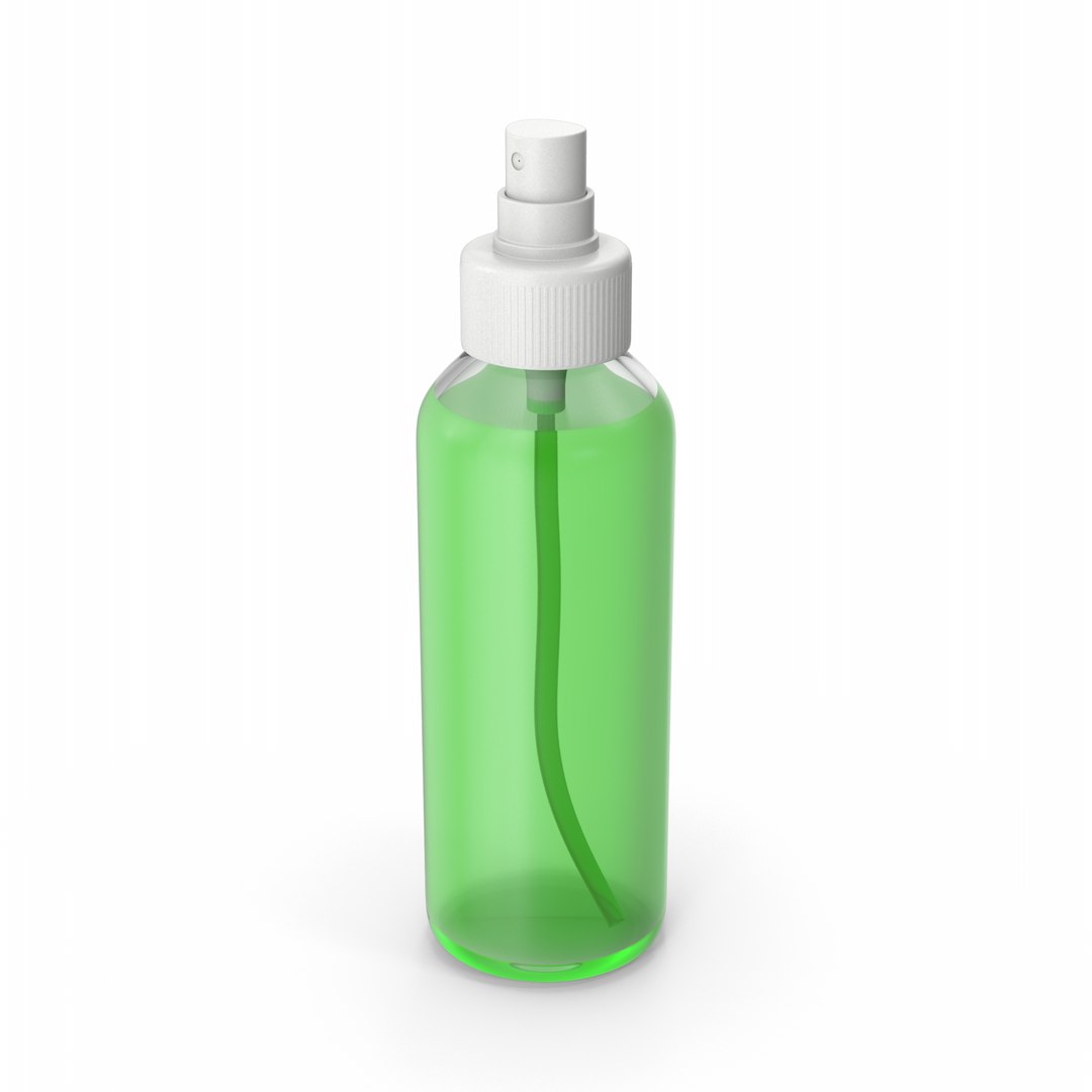 Green Spray Bottle 3D Model - TurboSquid 1975184