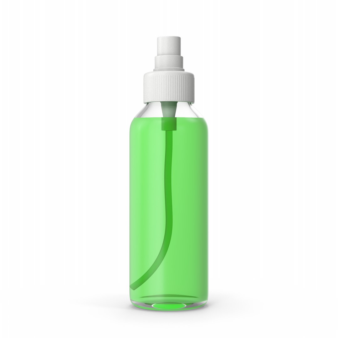 Green Spray Bottle 3D Model - TurboSquid 1975184