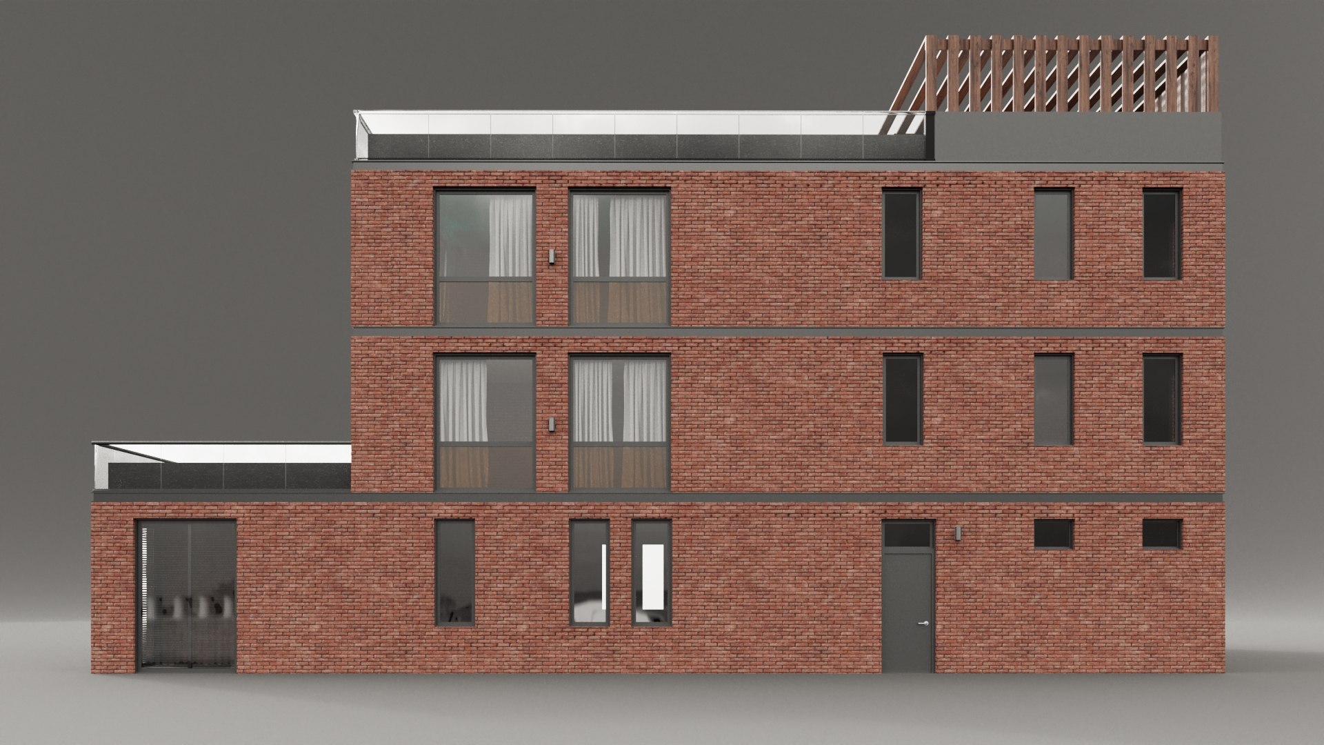 3D model modern multiplex building - TurboSquid 1639948