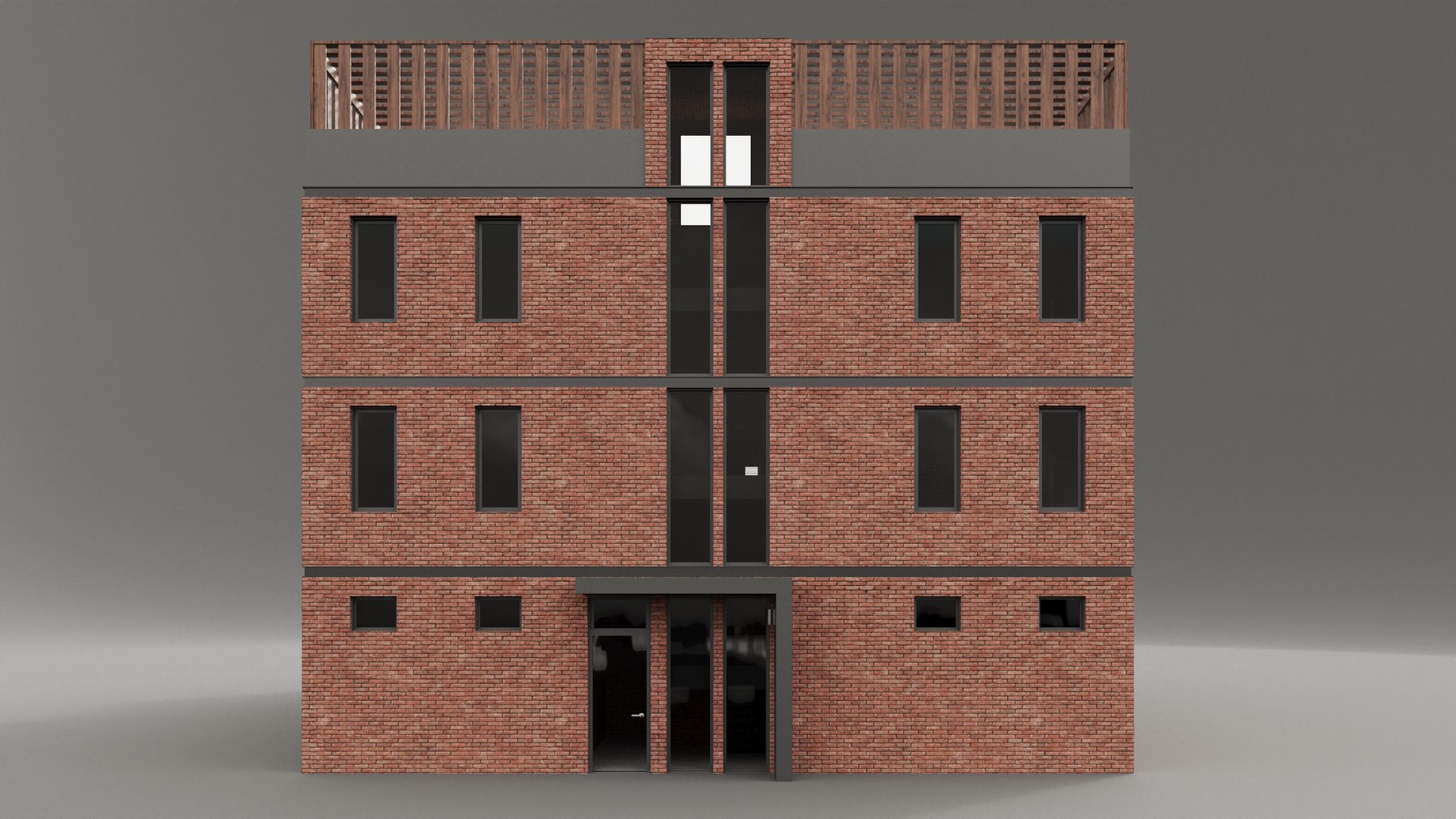 3D model modern multiplex building - TurboSquid 1639948