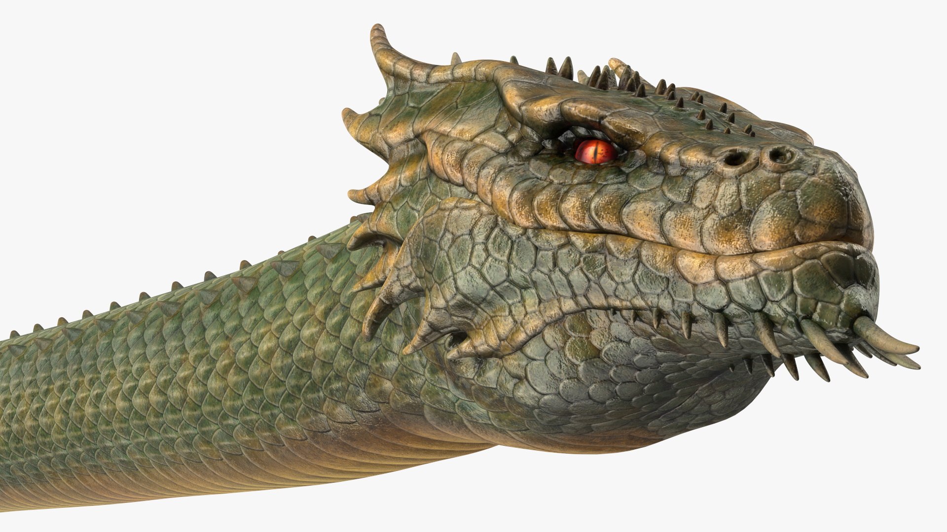 Mythical Serpentine Dragon Rigged For Maya 3D Model - TurboSquid 2287868