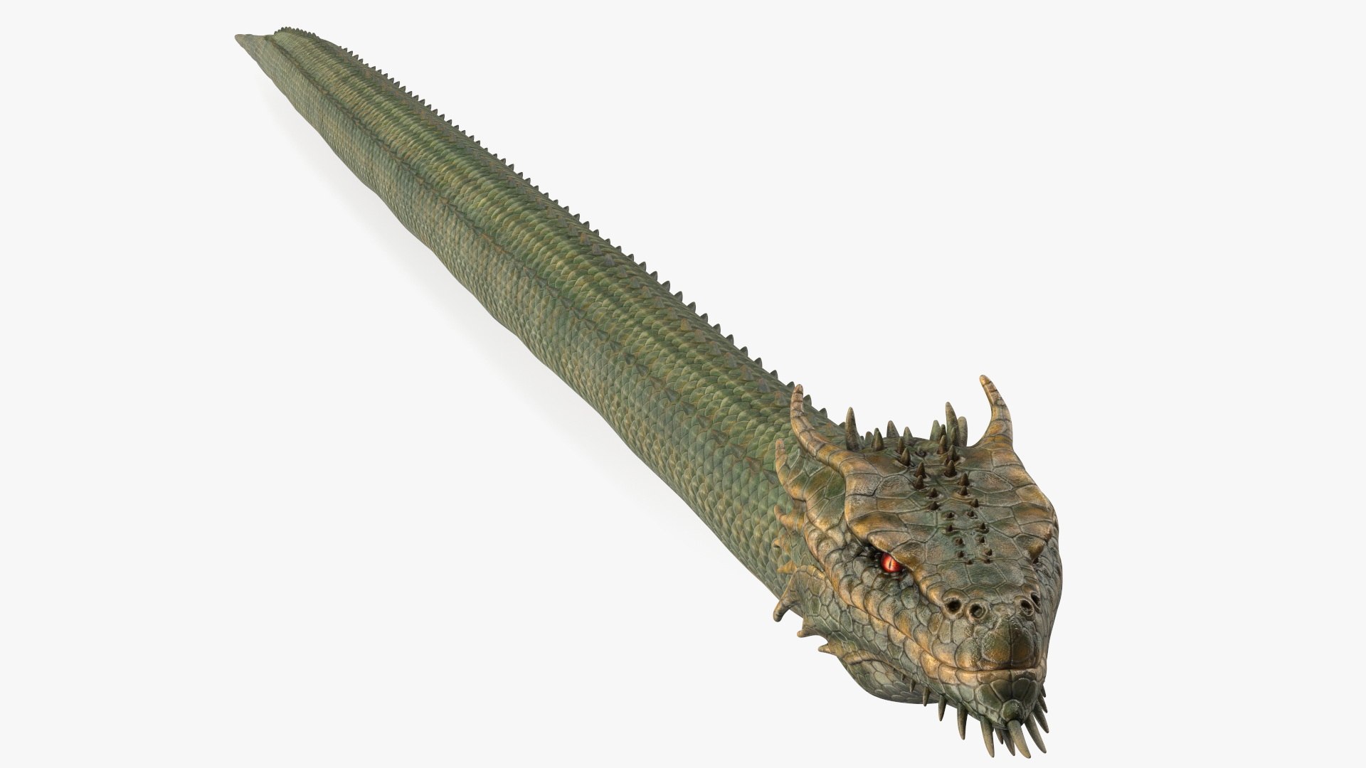 Mythical Serpentine Dragon Rigged For Maya 3D Model - TurboSquid 2287868