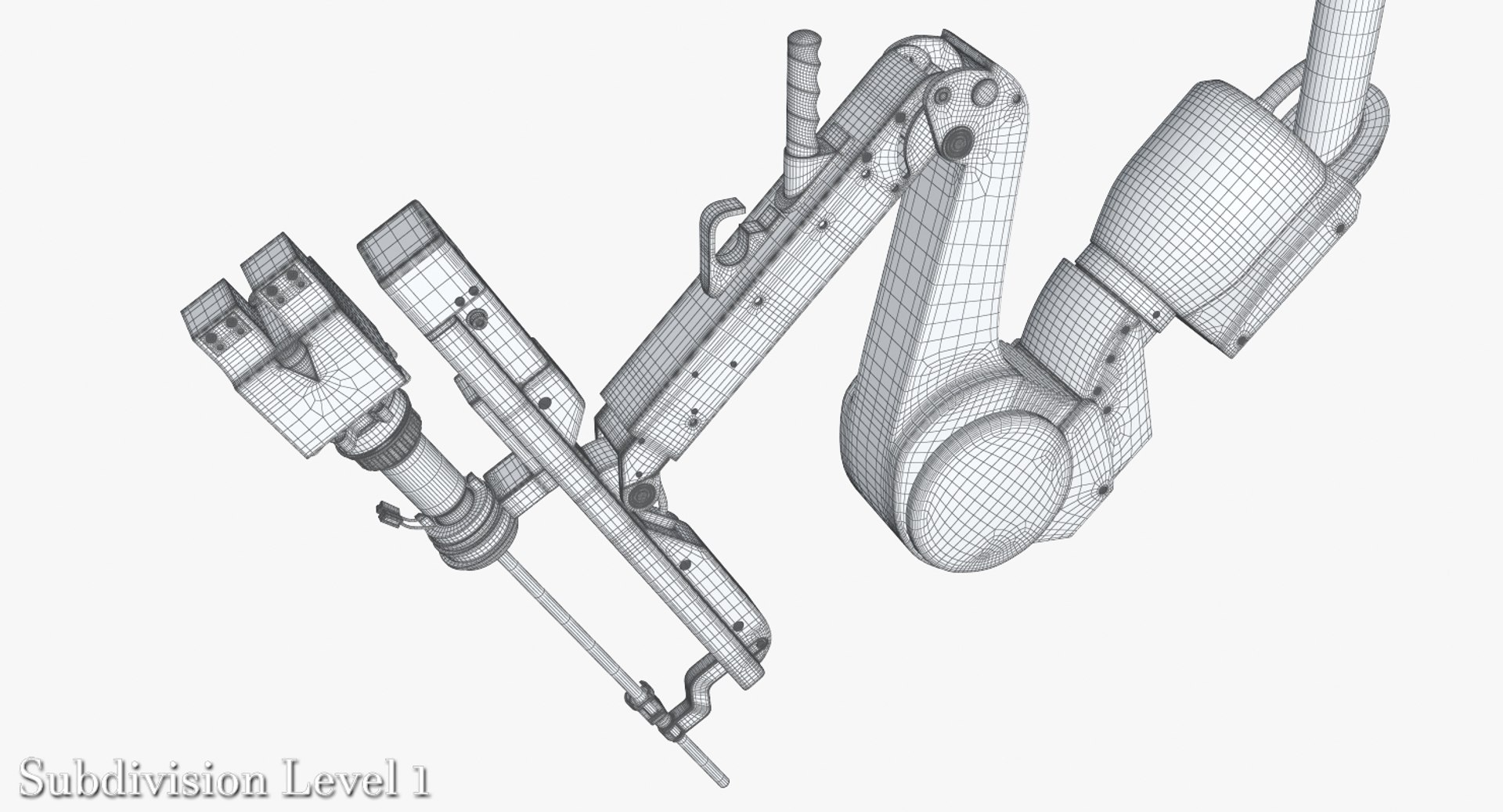 Laboratory Robot Arm 2 3d 3ds