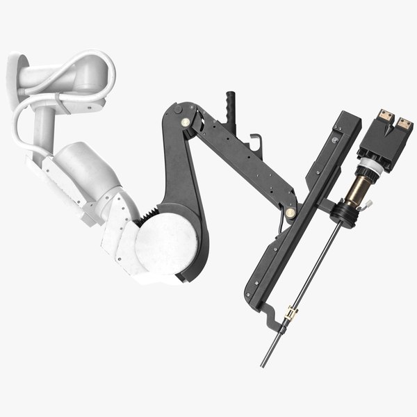 laboratory robot arm 2 3d 3ds