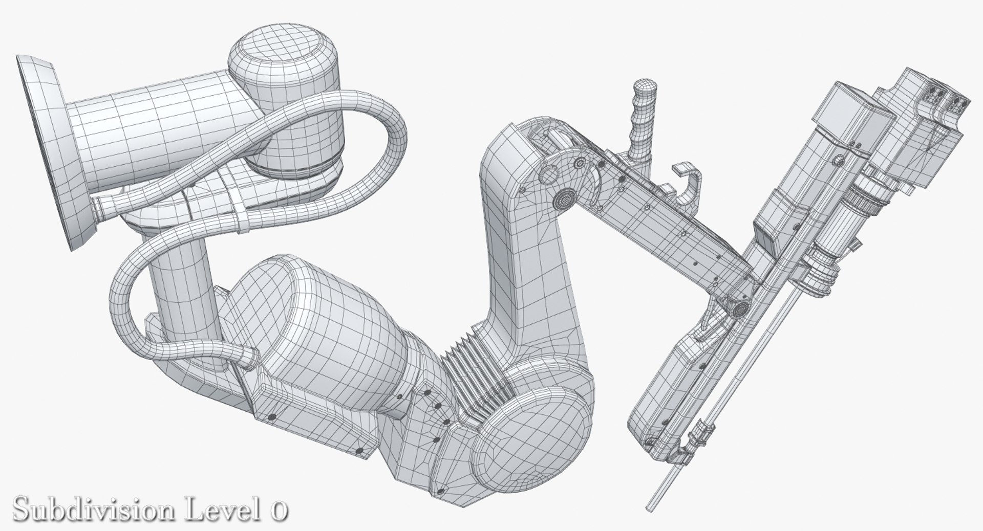 Laboratory Robot Arm 2 3d 3ds