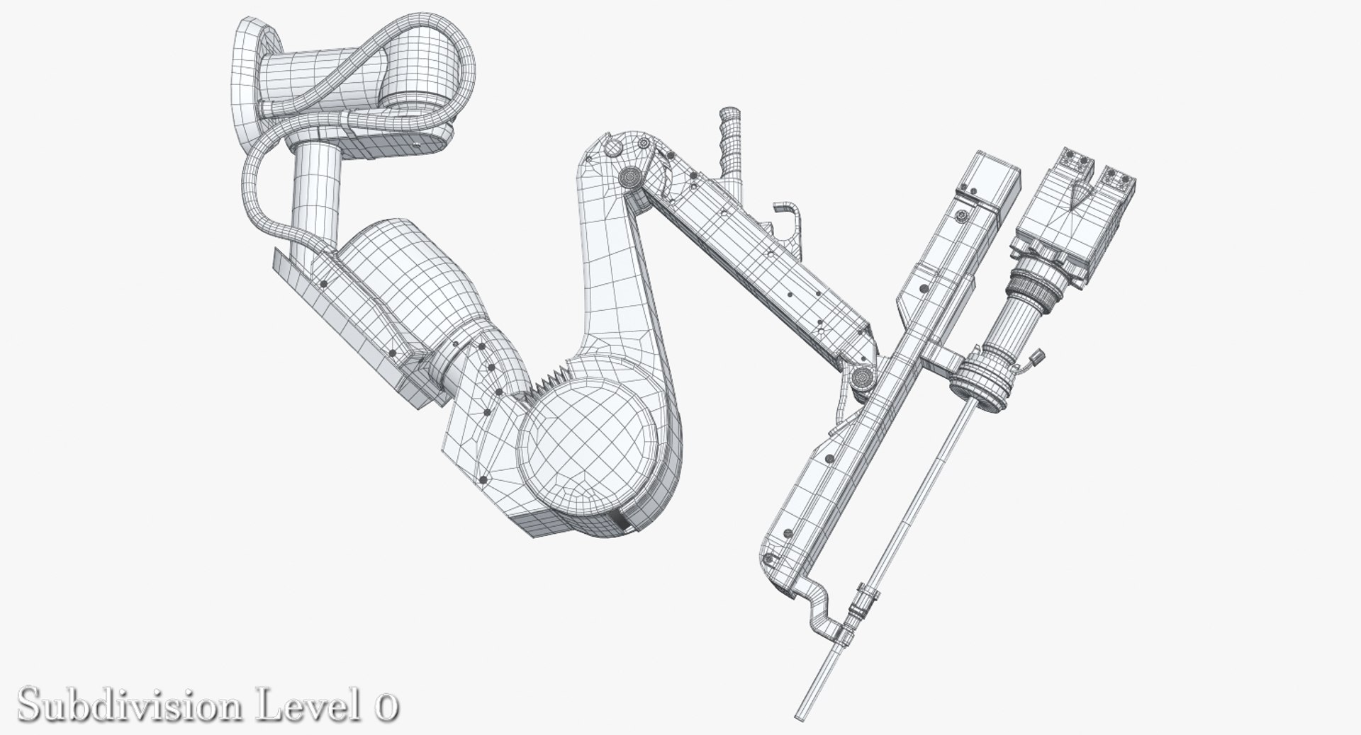 Laboratory Robot Arm 2 3d 3ds