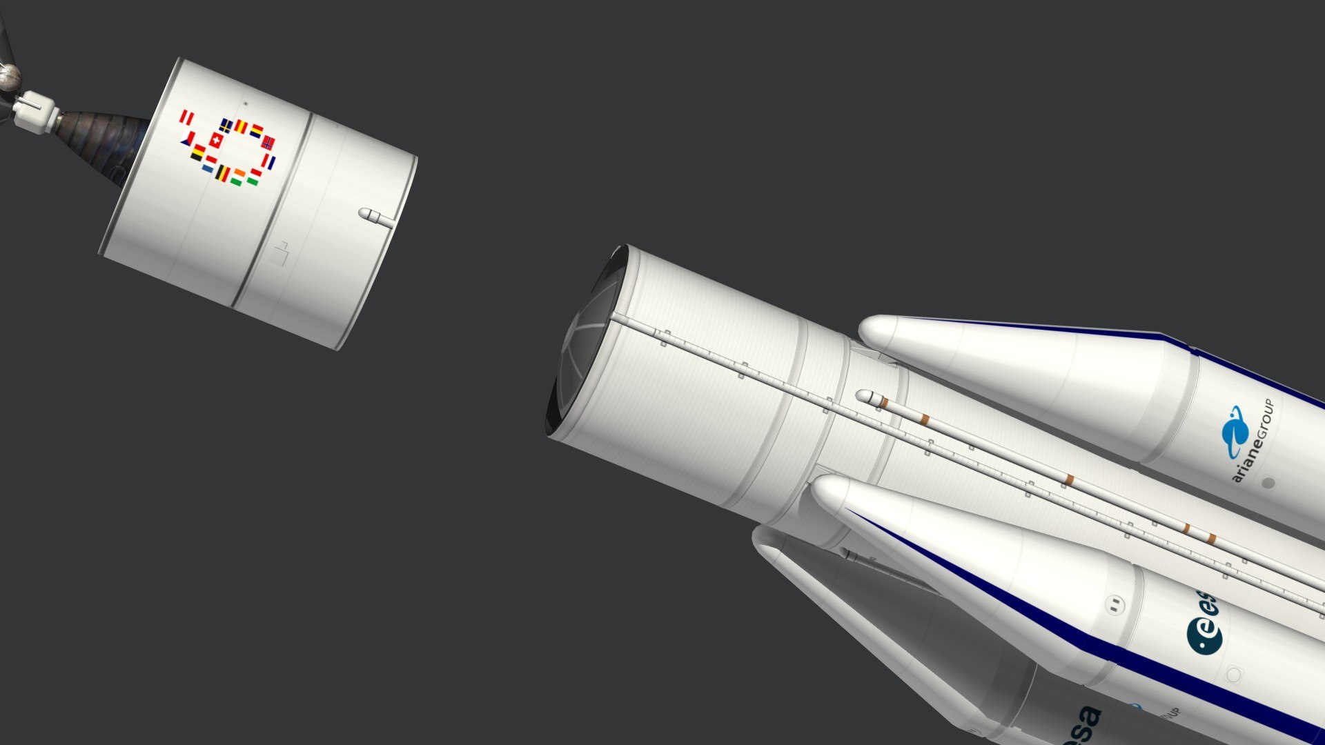 Ariane 6 A64 3D - TurboSquid 2096401