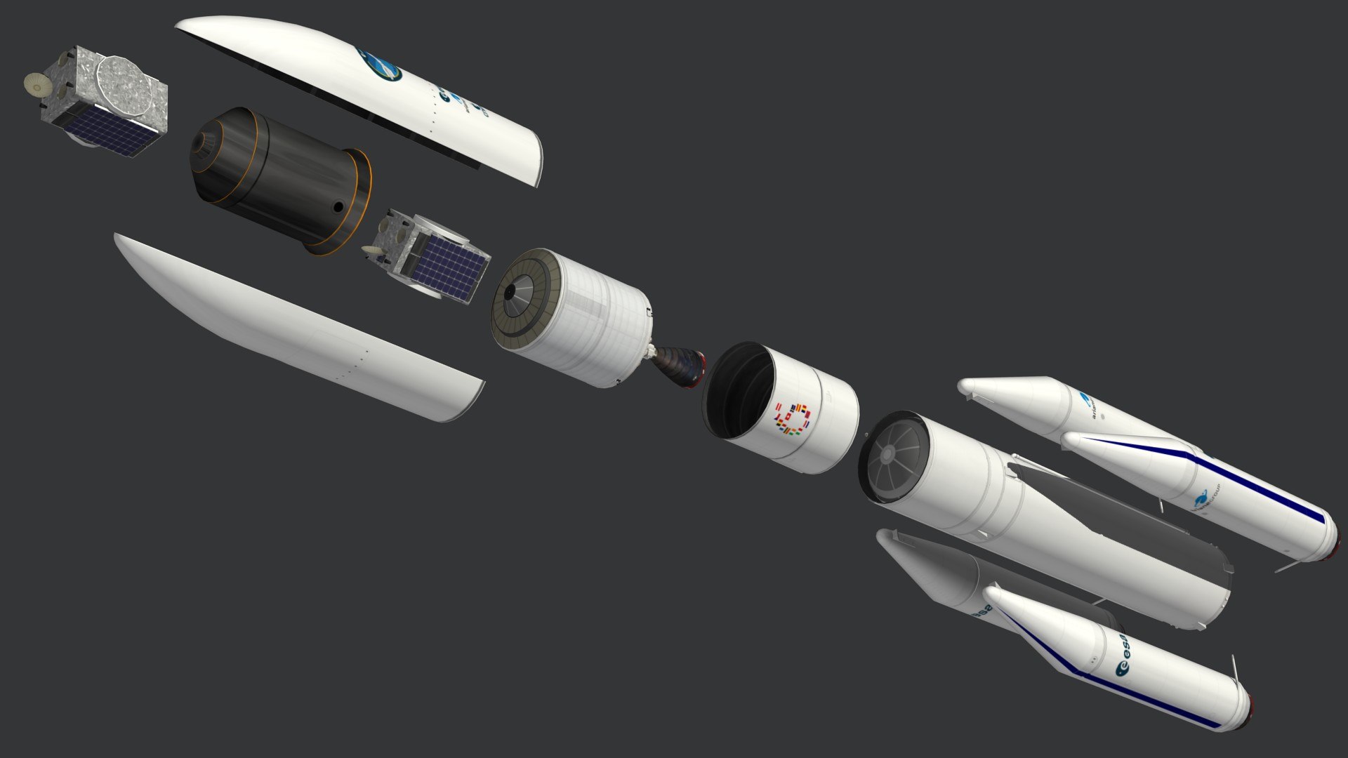 Ariane 6 A64 3D - TurboSquid 2096401