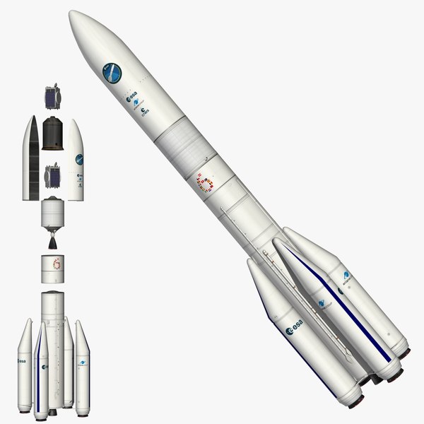modelo 3d Ariane 6 A64 - TurboSquid 2096401