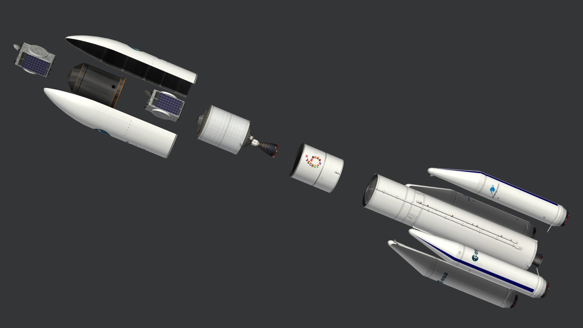 Ariane 6 A64 3D - TurboSquid 2096401