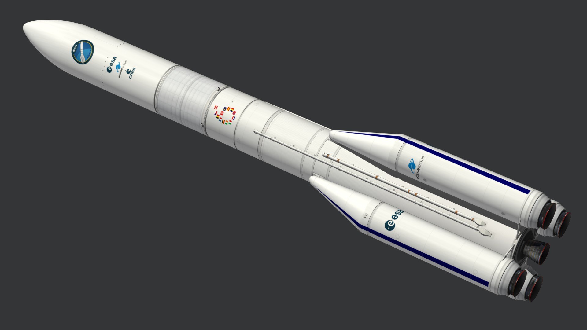 Ariane 6 A64 3D - TurboSquid 2096401