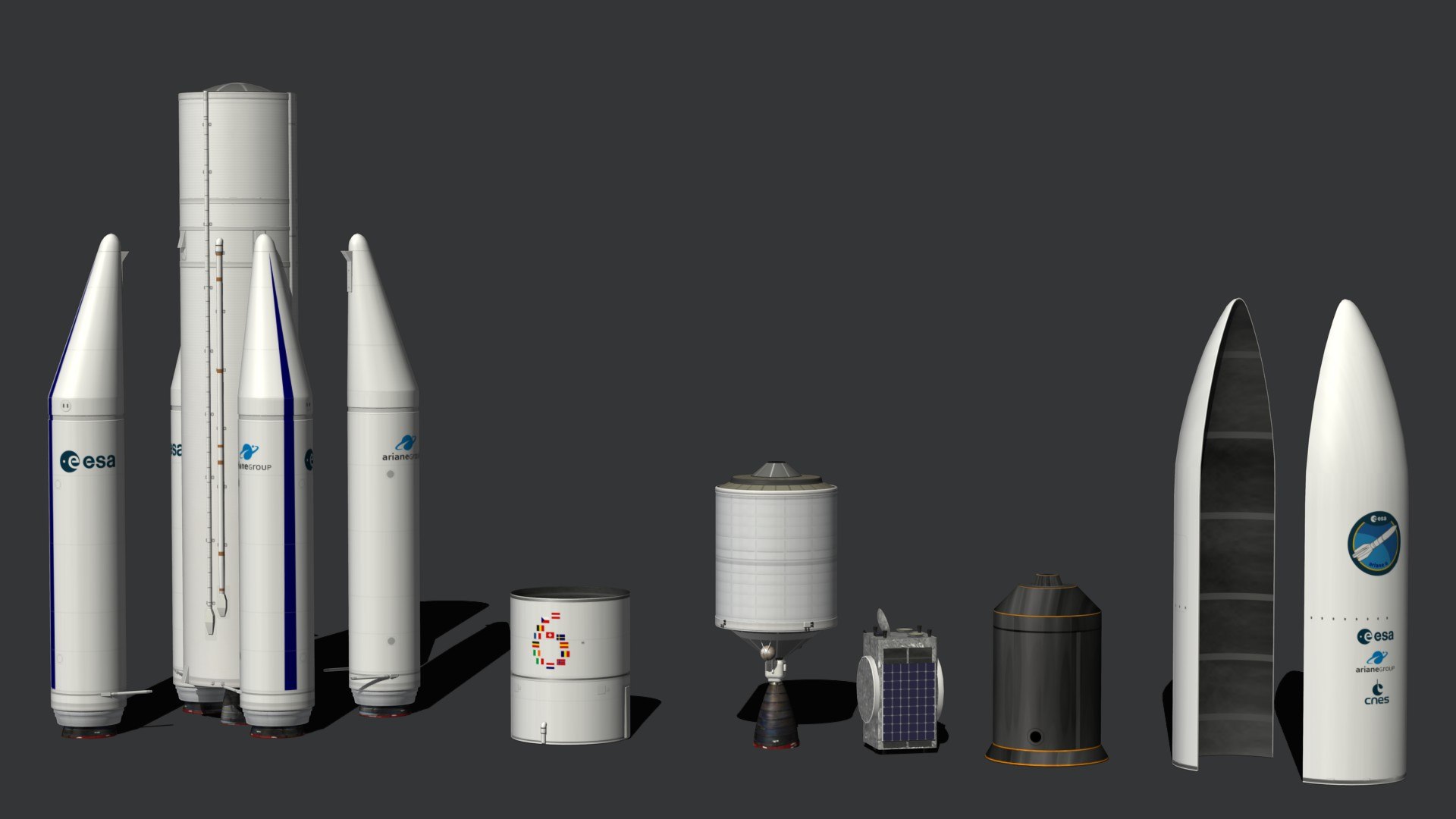 Ariane 6 A64 3D - TurboSquid 2096401