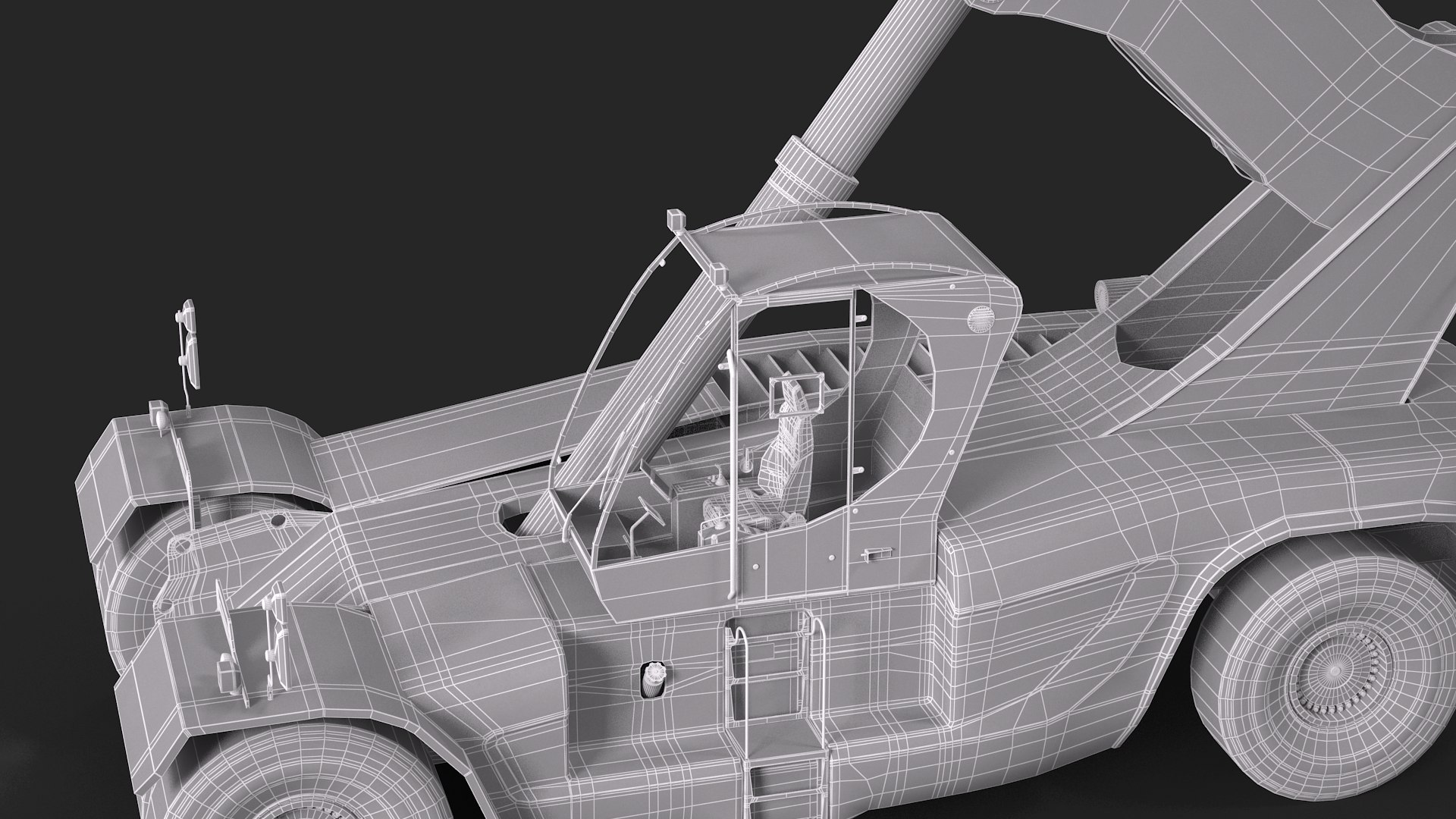 3D container stacker model - TurboSquid 1629848