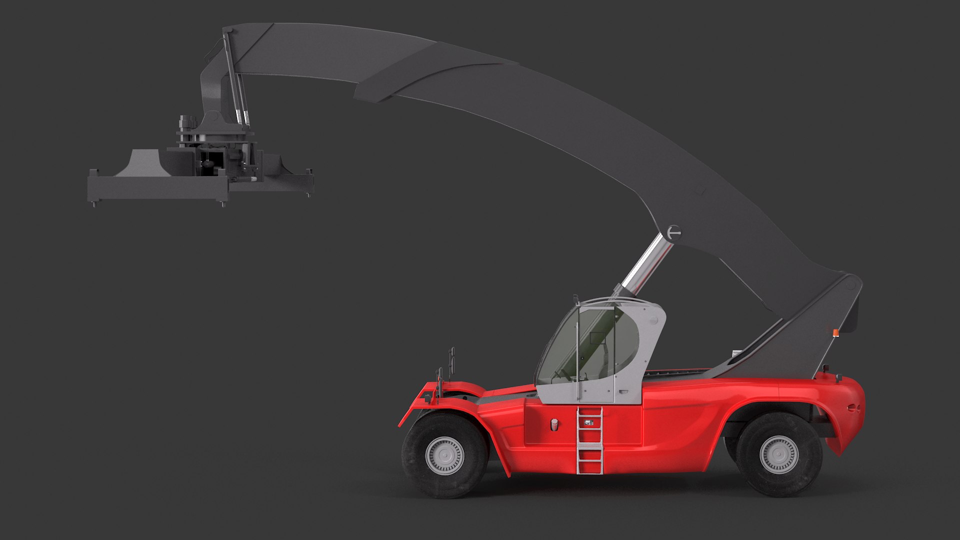 3D Container Stacker Model - TurboSquid 1629848