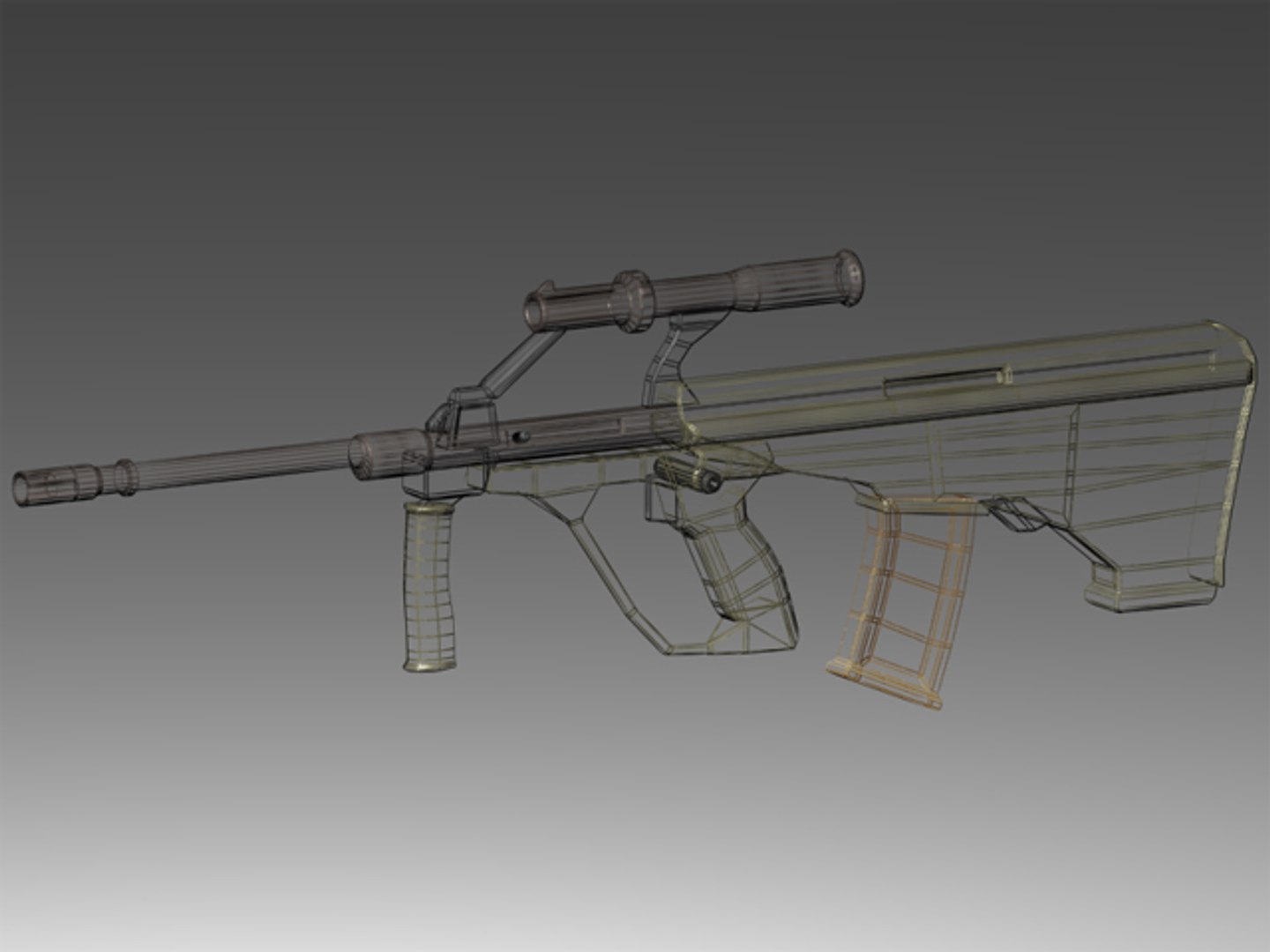 3d Steyr Aug Gun