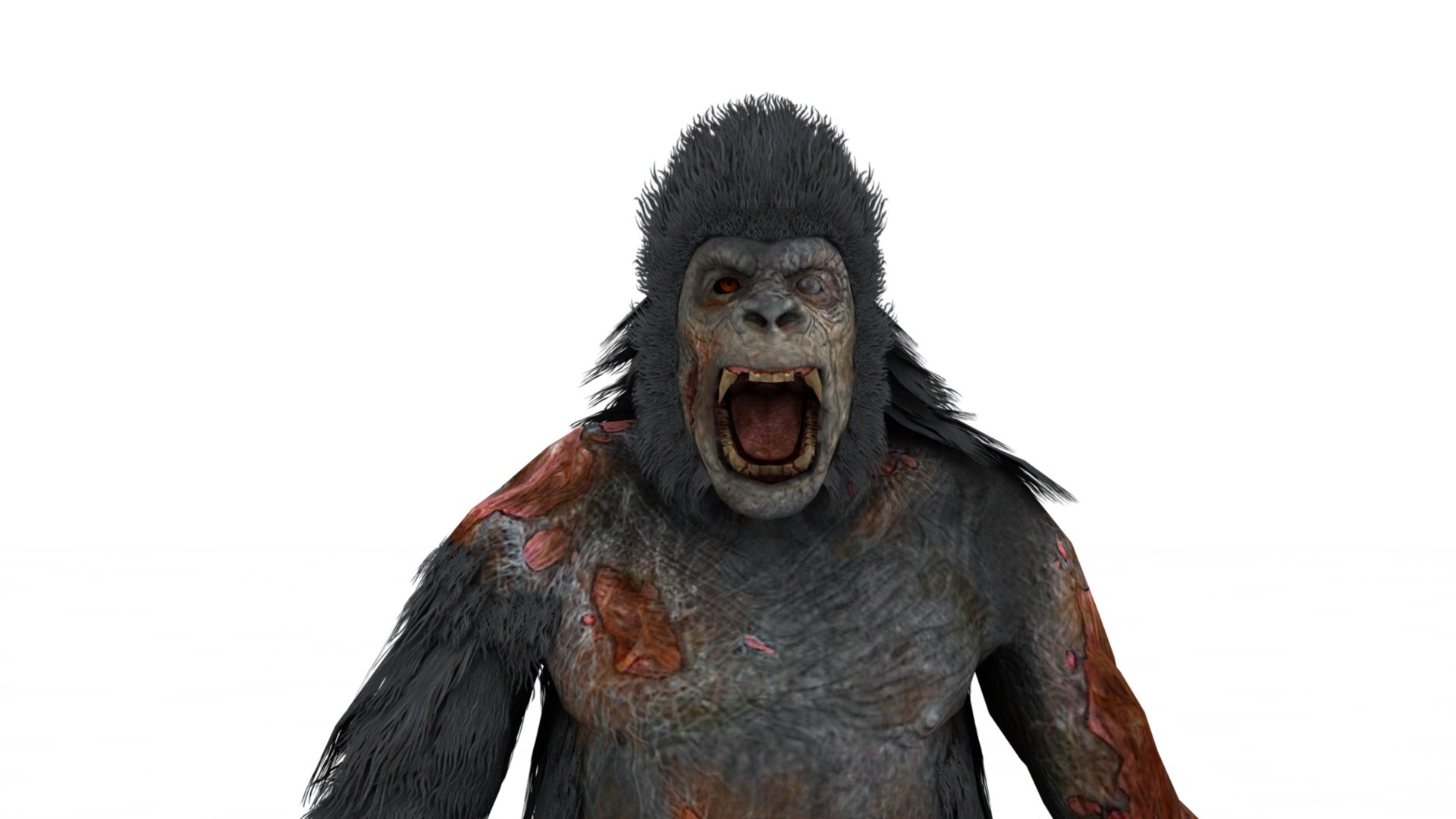 Gorilla 3D model - TurboSquid 1862154