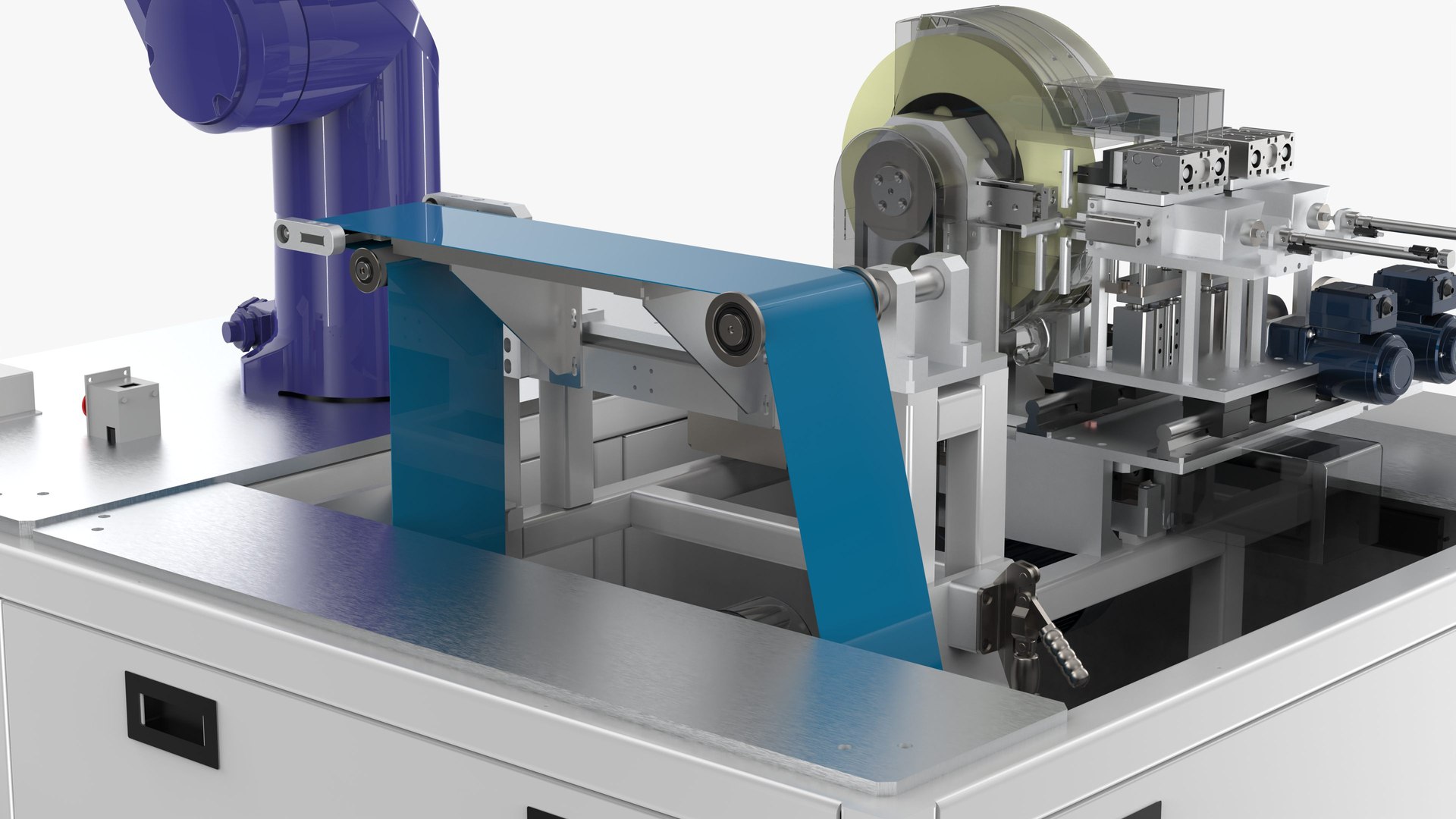 3D Automatic Robotic Grinding Workstation - TurboSquid 2335775