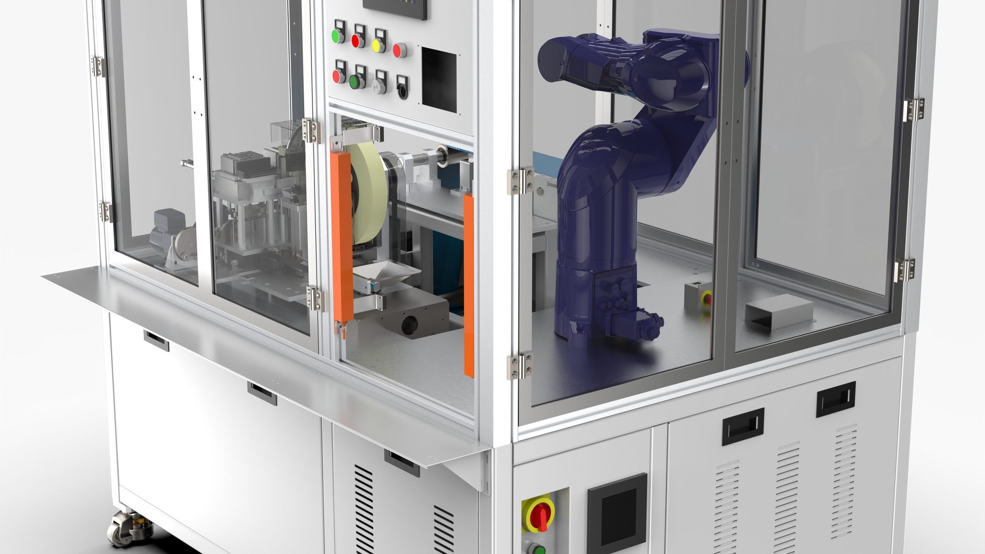 3D Automatic Robotic Grinding Workstation - TurboSquid 2335775