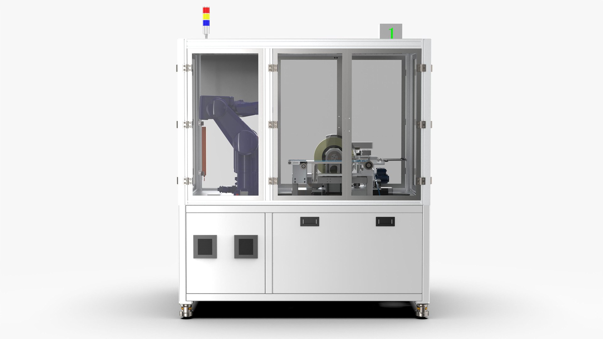 3D Automatic Robotic Grinding Workstation - TurboSquid 2335775