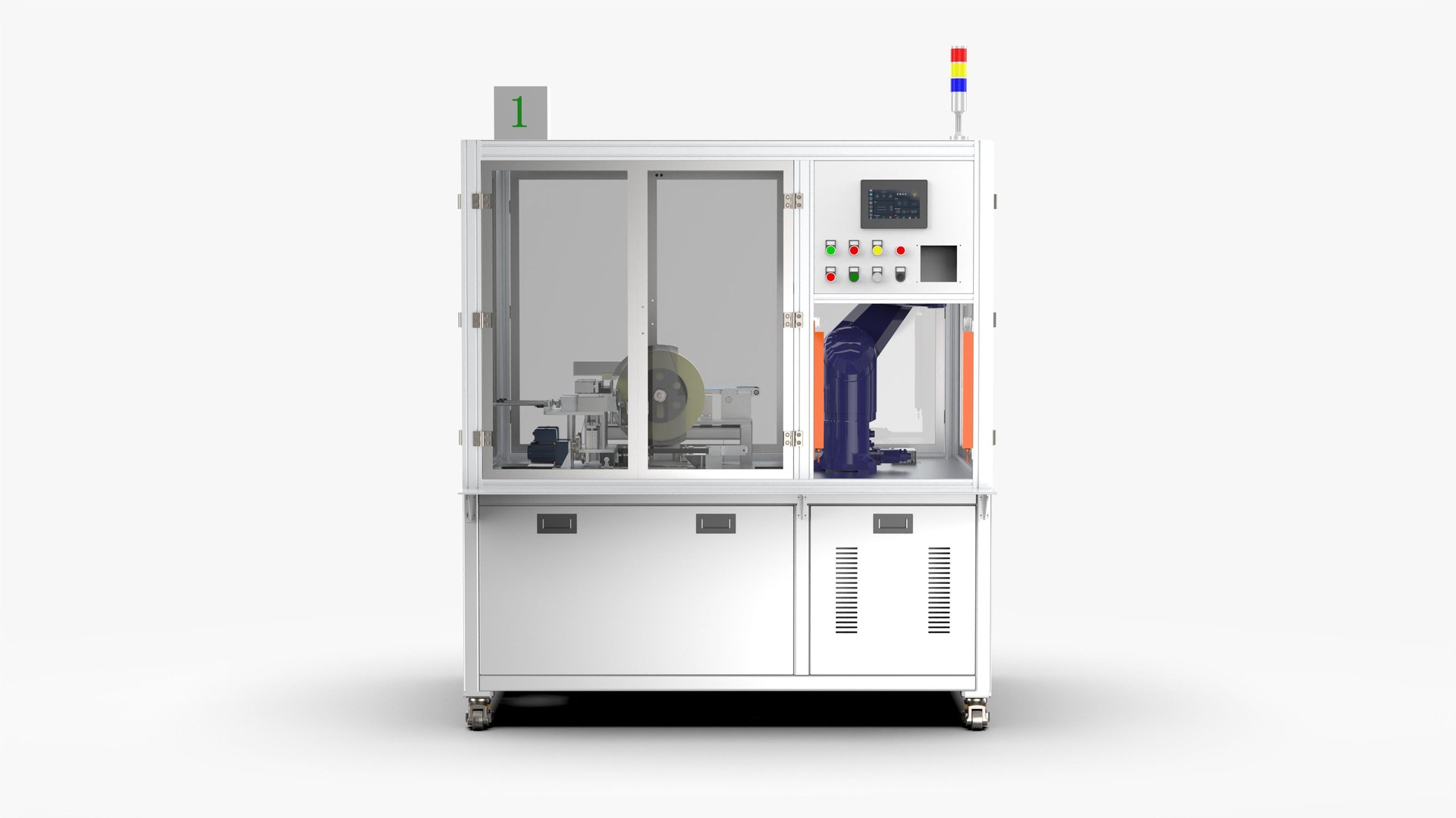 3D Automatic Robotic Grinding Workstation - TurboSquid 2335775